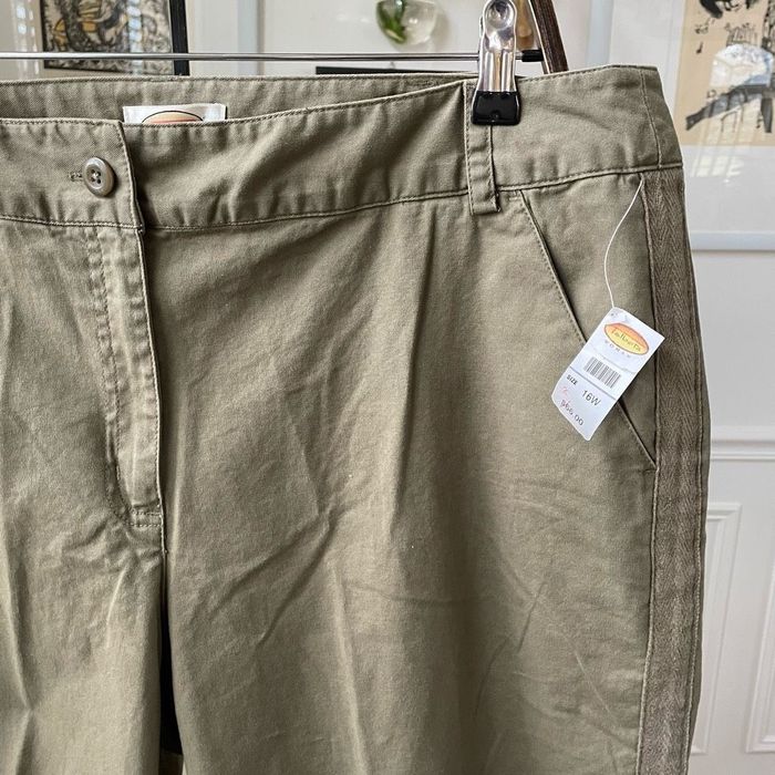 Other NWT Talbots Woman Olive Green Wide Leg Ankle Pants 16W | Grailed