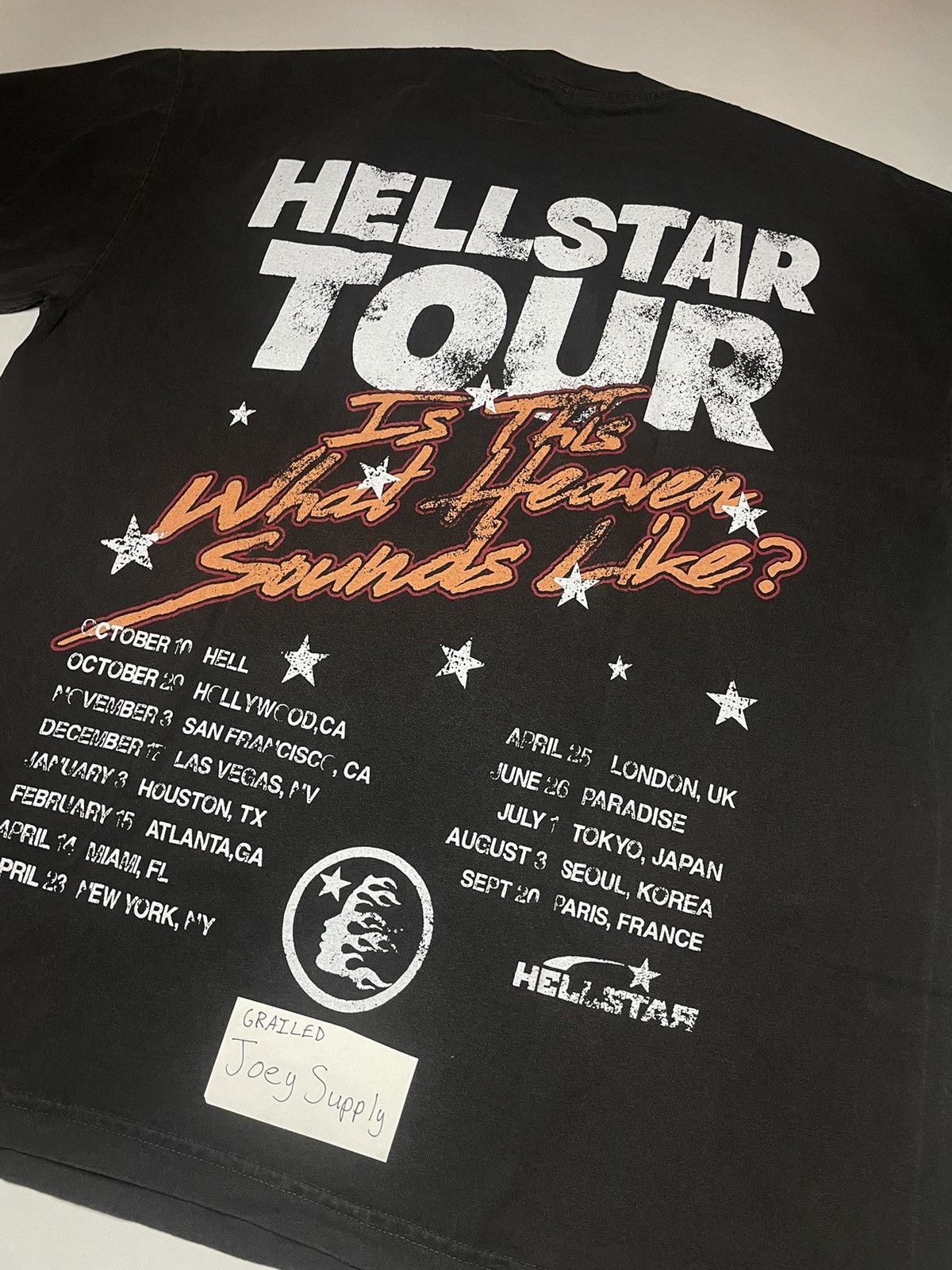 HELLSTAR (XL) HELLSTAR Harley Biker Tour Tee | Grailed