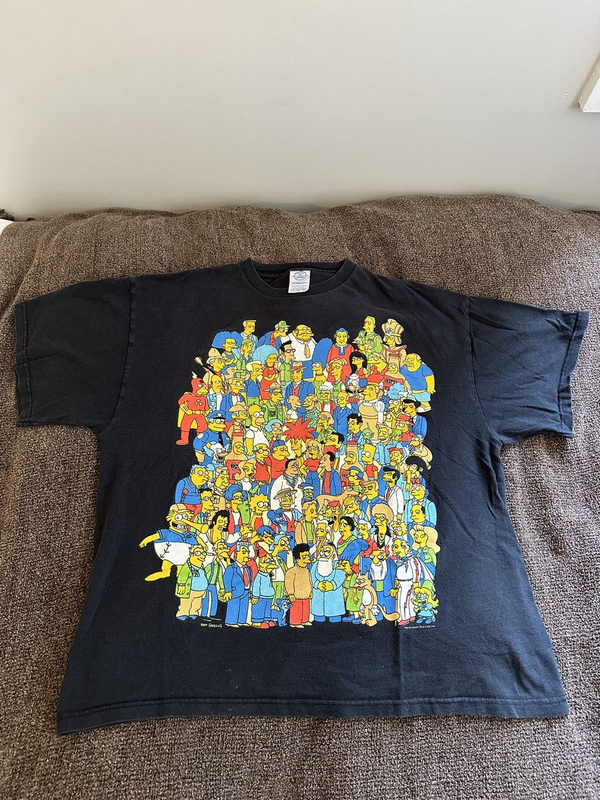 Vintage Y2K Vintage The Simpsons FULL CAST Tee | Grailed