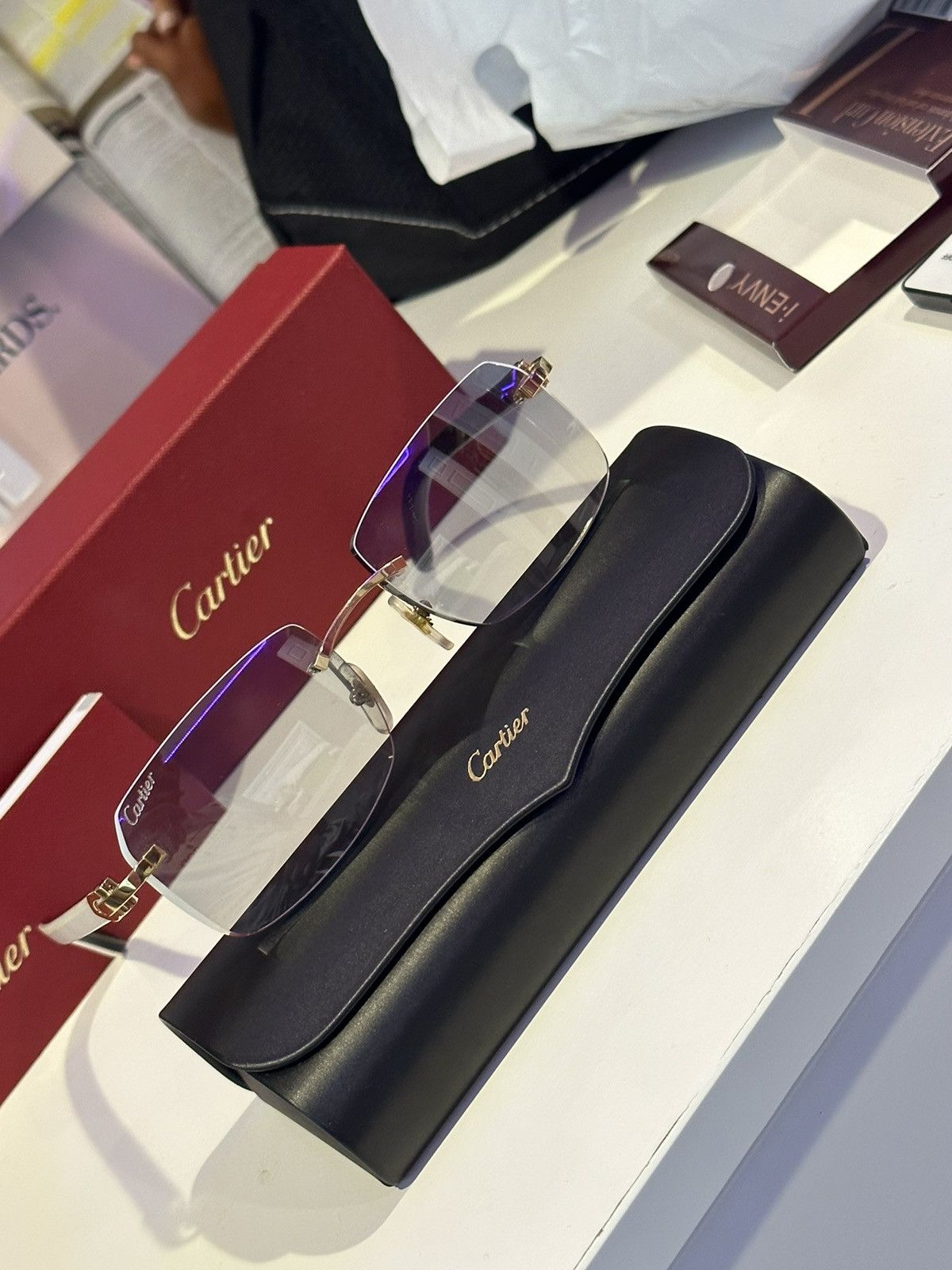 Cartier Cartier White Buffalo Horn Sunglasses | Grailed