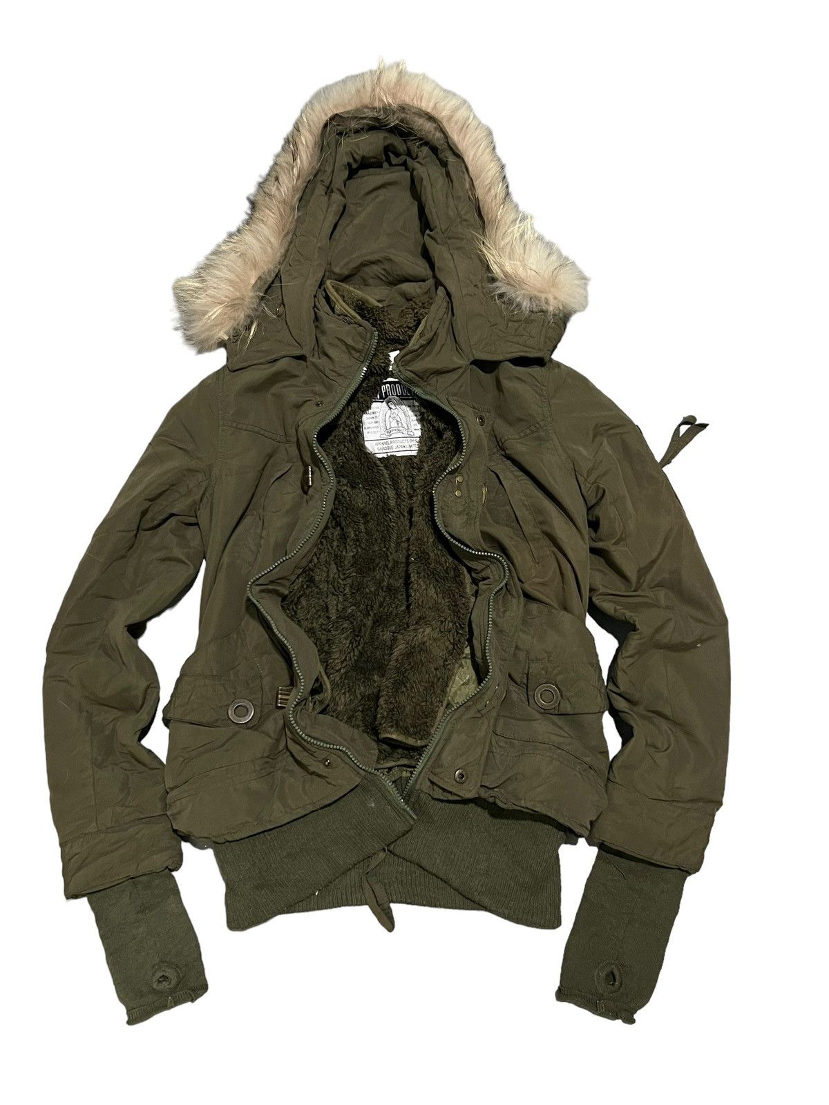 If Six Was Nine Raccoon Fur Parka Cargo Jacket Ifsixwasnine LGB style ...