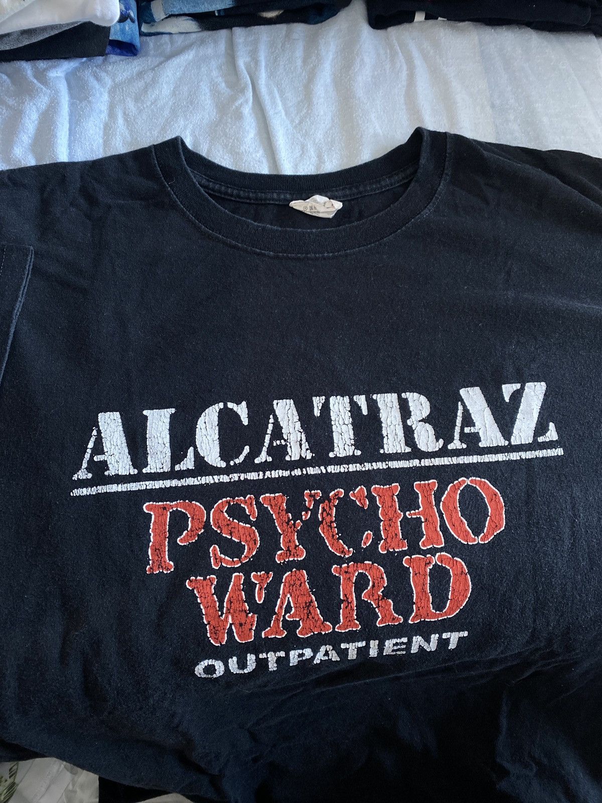Vintage Alcatraz Psycho Ward Outpatient t shirt | Grailed