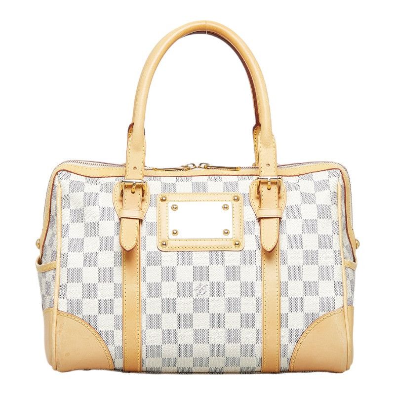 Louis Vuitton Louis Vuitton Damier Azur Berkeley Handbag Mini Boston ...