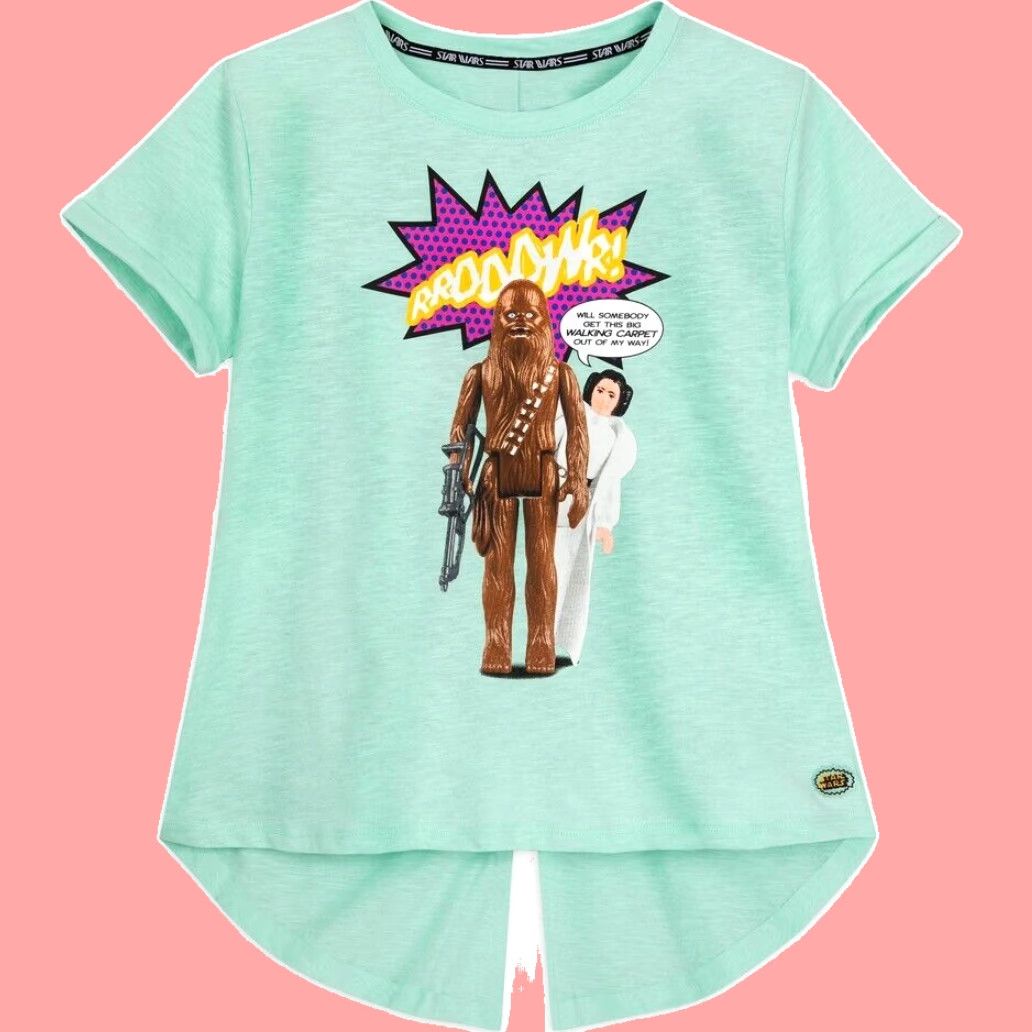 Disney Classic Star Wars Graphic T-Shirt Featuring Iconic Chewbacca and ...