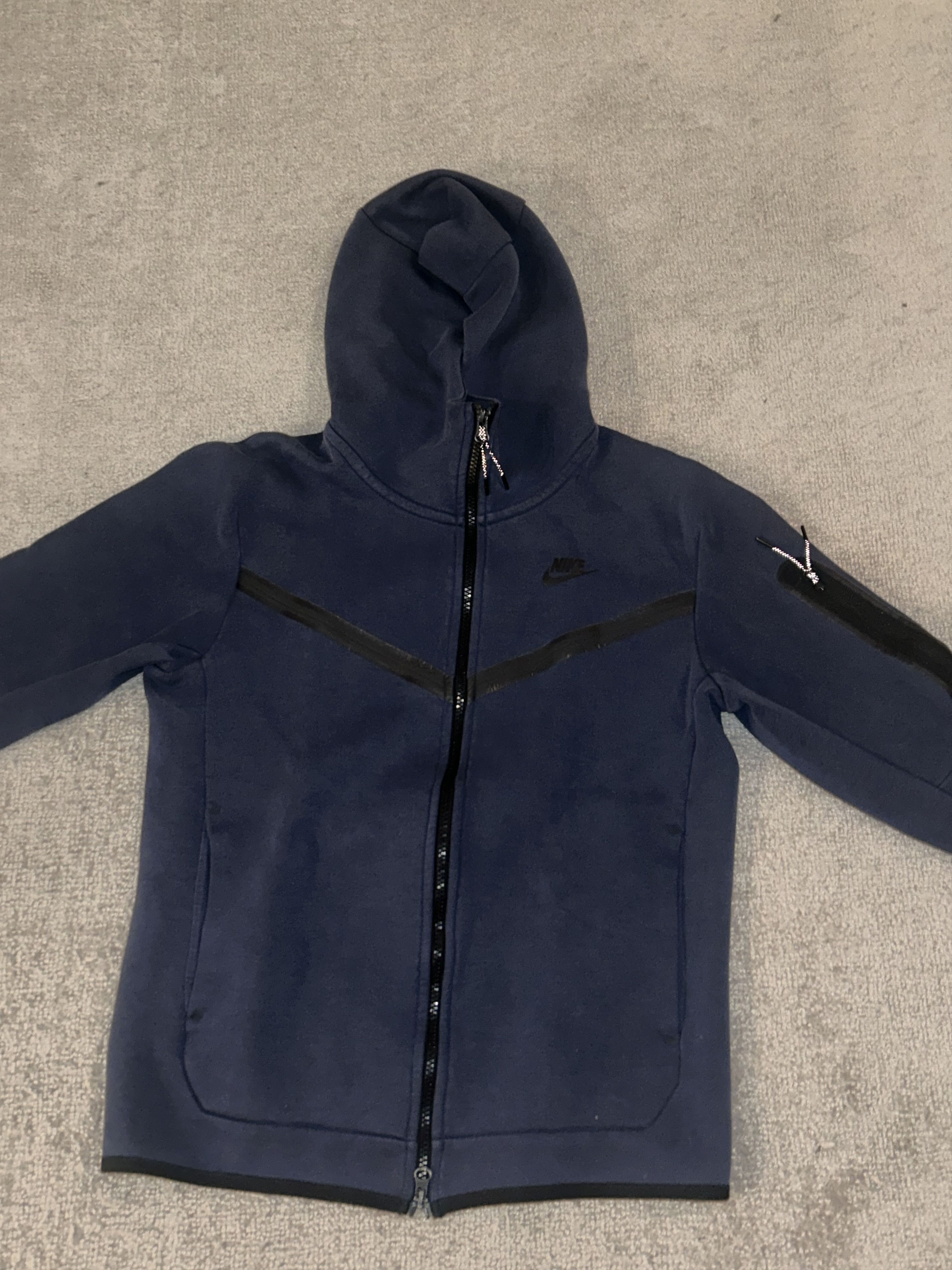 Nike Nike Sportswear Tech Fleece Hoodie Midnight Navy | Grailed