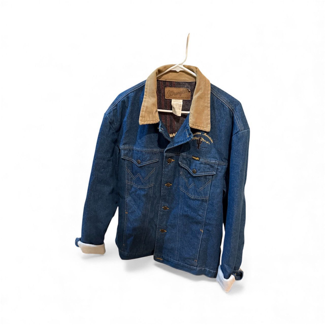 Wrangler Wrangler Men's 46L Denim Jacket “Apache” Embroidered | Grailed