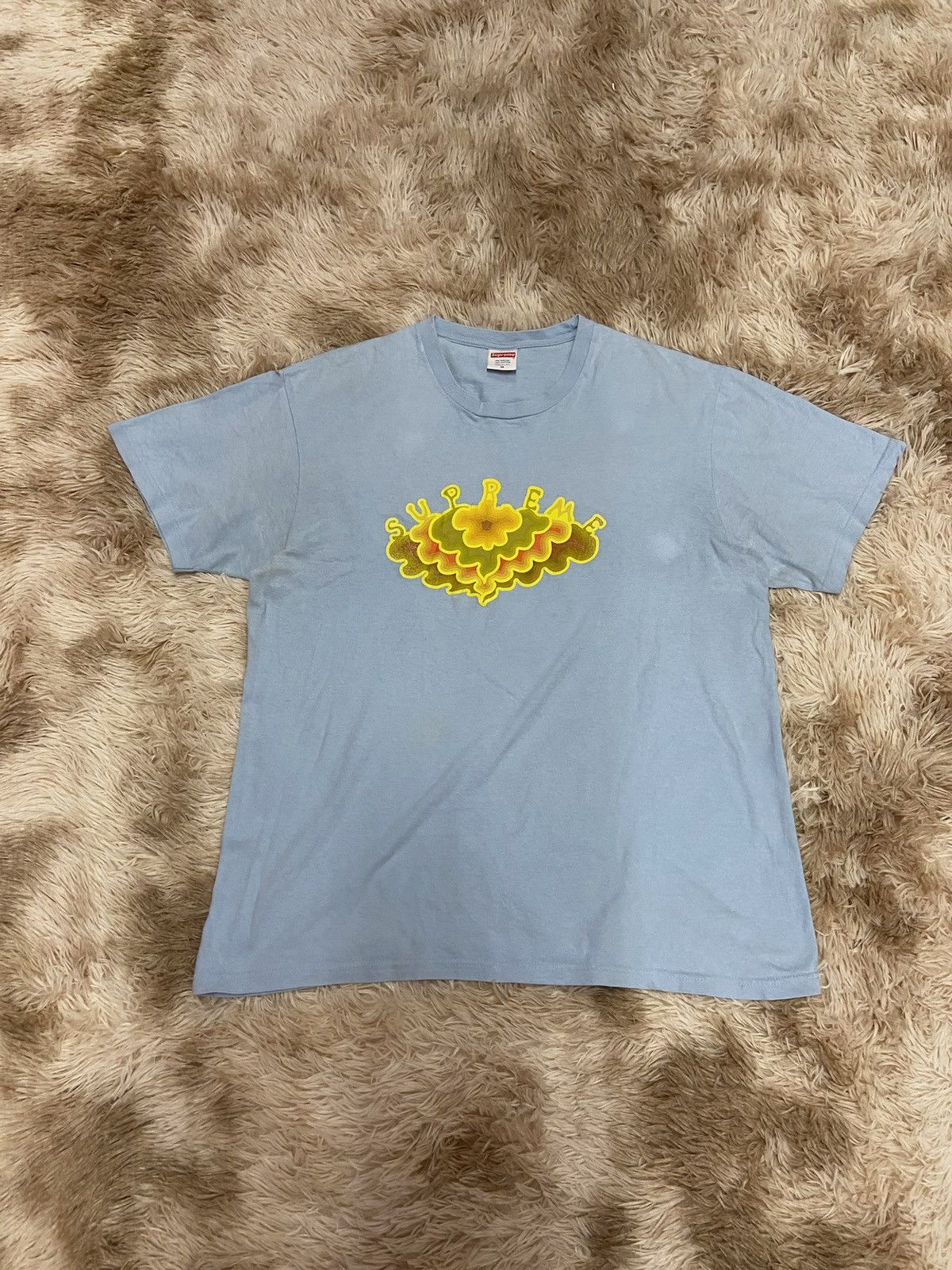 Supreme Flower Logo Tee | Grailed
