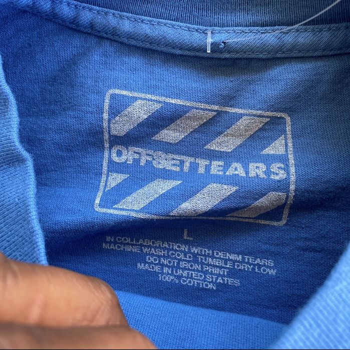 DENIM TEARS Denim Tears x Offset Set It Off Tee | Grailed