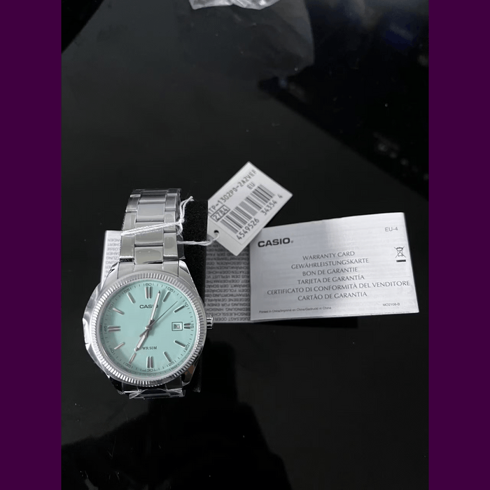 Casio Casio Tiffany Blue mtp-1302pd-2a2vef | Grailed
