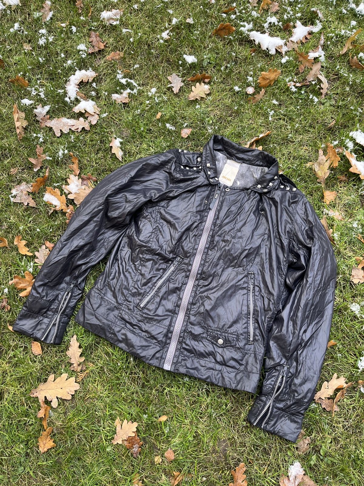 Diesel × Diesel Black Gold × Vintage Diesel Shiny Jacket Opium Drip ...