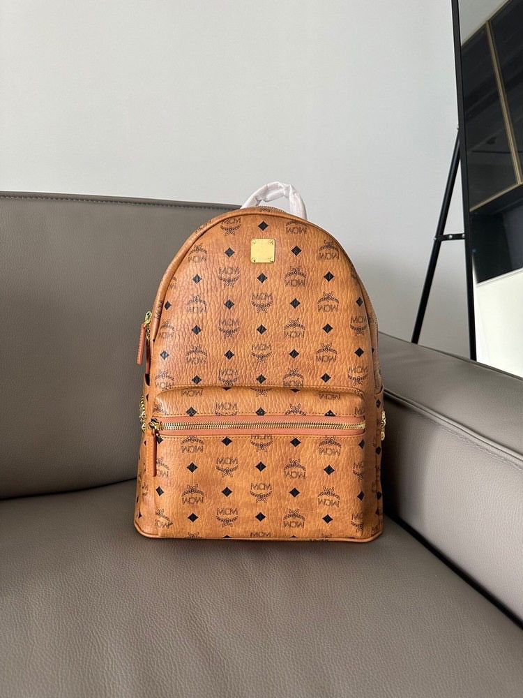 MCM Tan McM backpack | Grailed