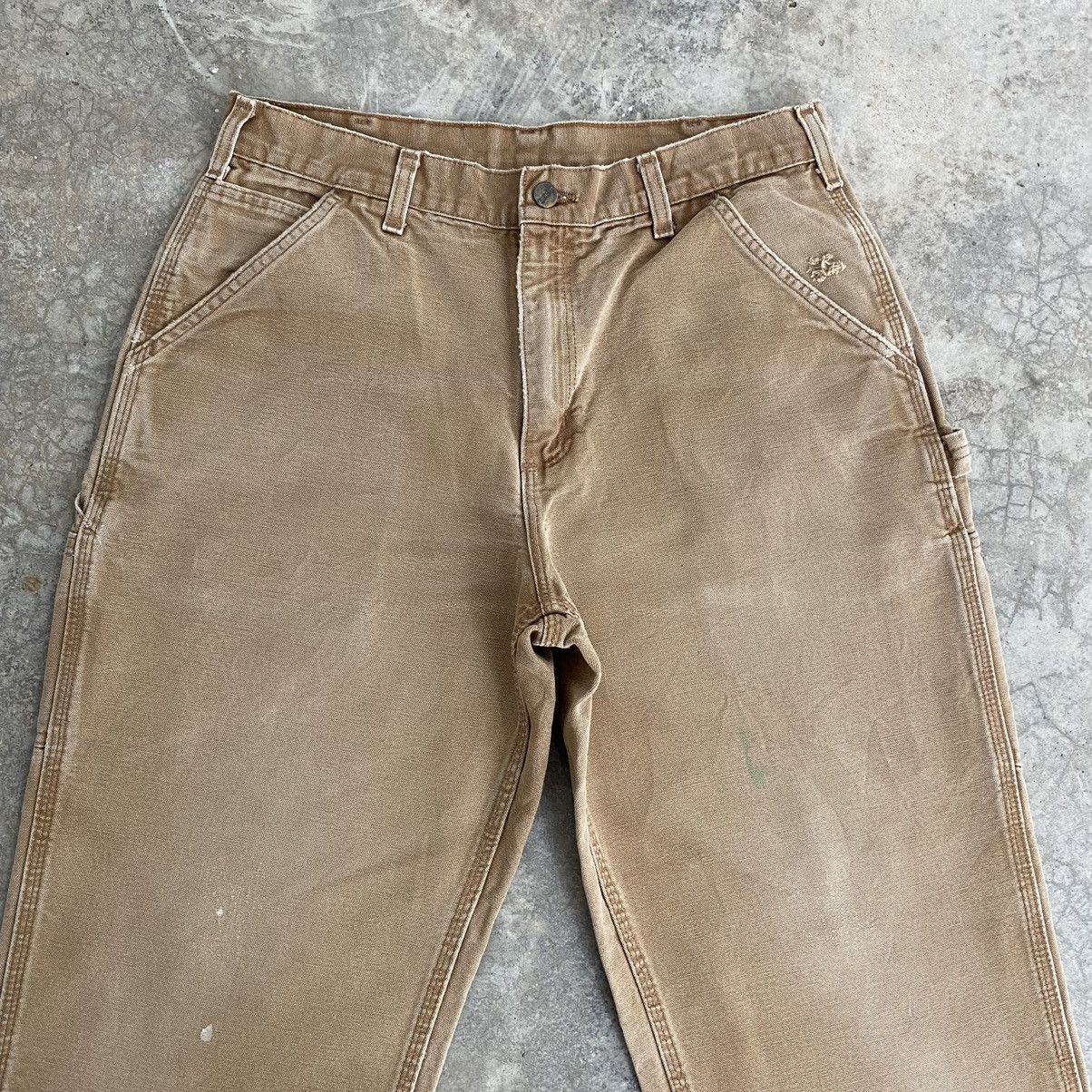 Carhartt × Vintage × Workers Vintage Carhartt Faded Tan Carpenter Work ...