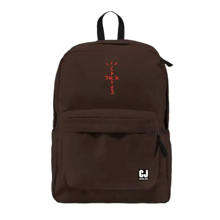Travis Scott TRAVIS SCOTT CACTUS JACK BACKPACK WITH PATCH SET BROWN ...