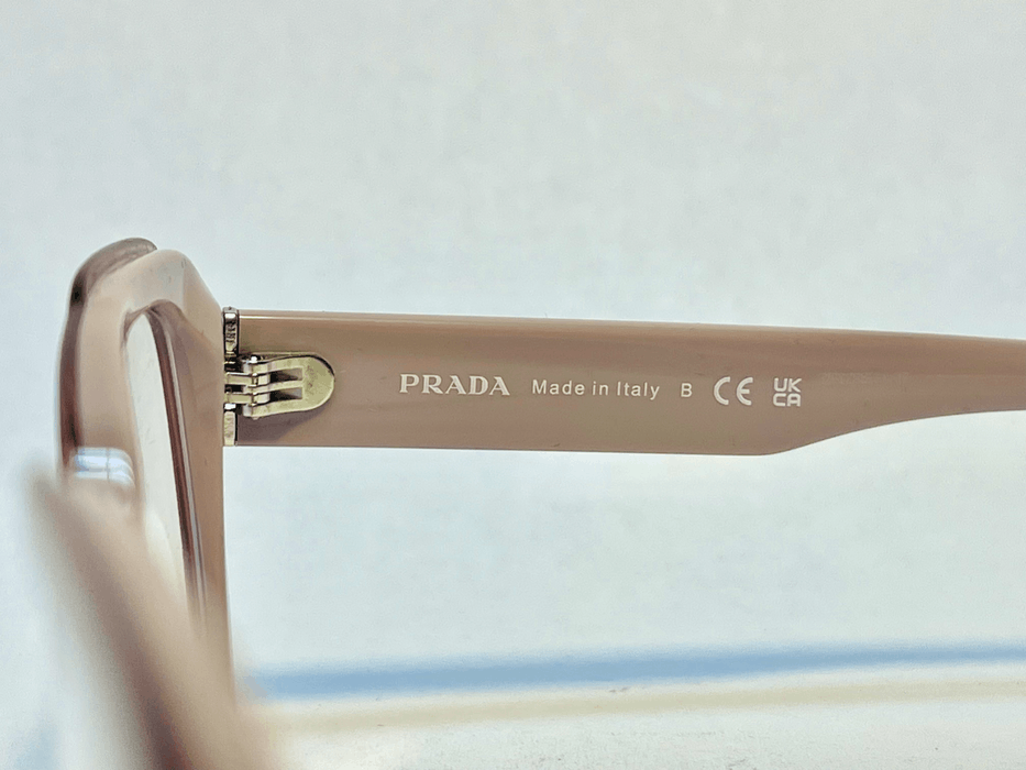 Prada PRADA MILLENNIALS PR01YV Pink Alabaster Logo Eyeglasses 01Y | Grailed