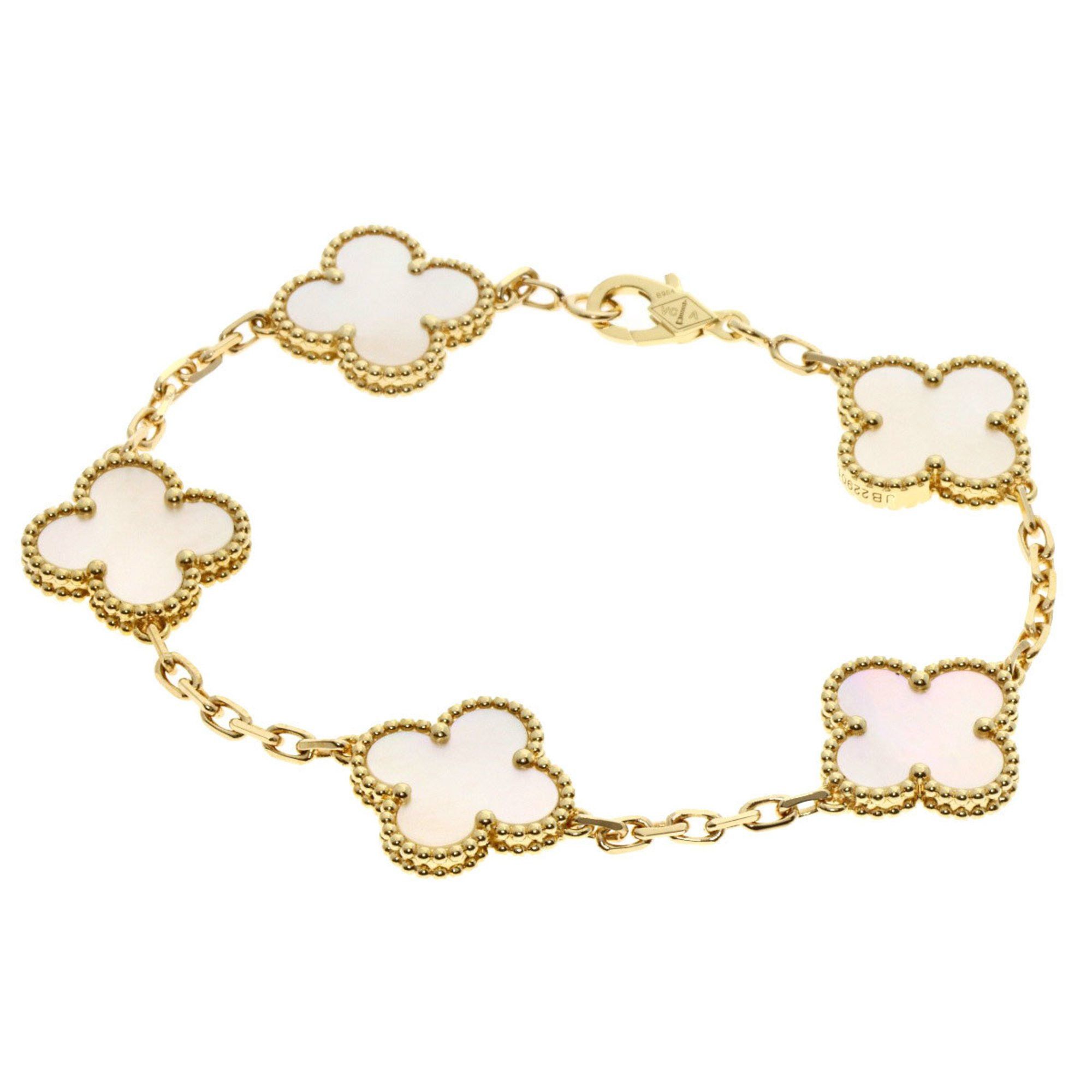 Van Cleef & Arpels Van Cleef & Arpels Alhambra Shell Bracelet, 18K ...