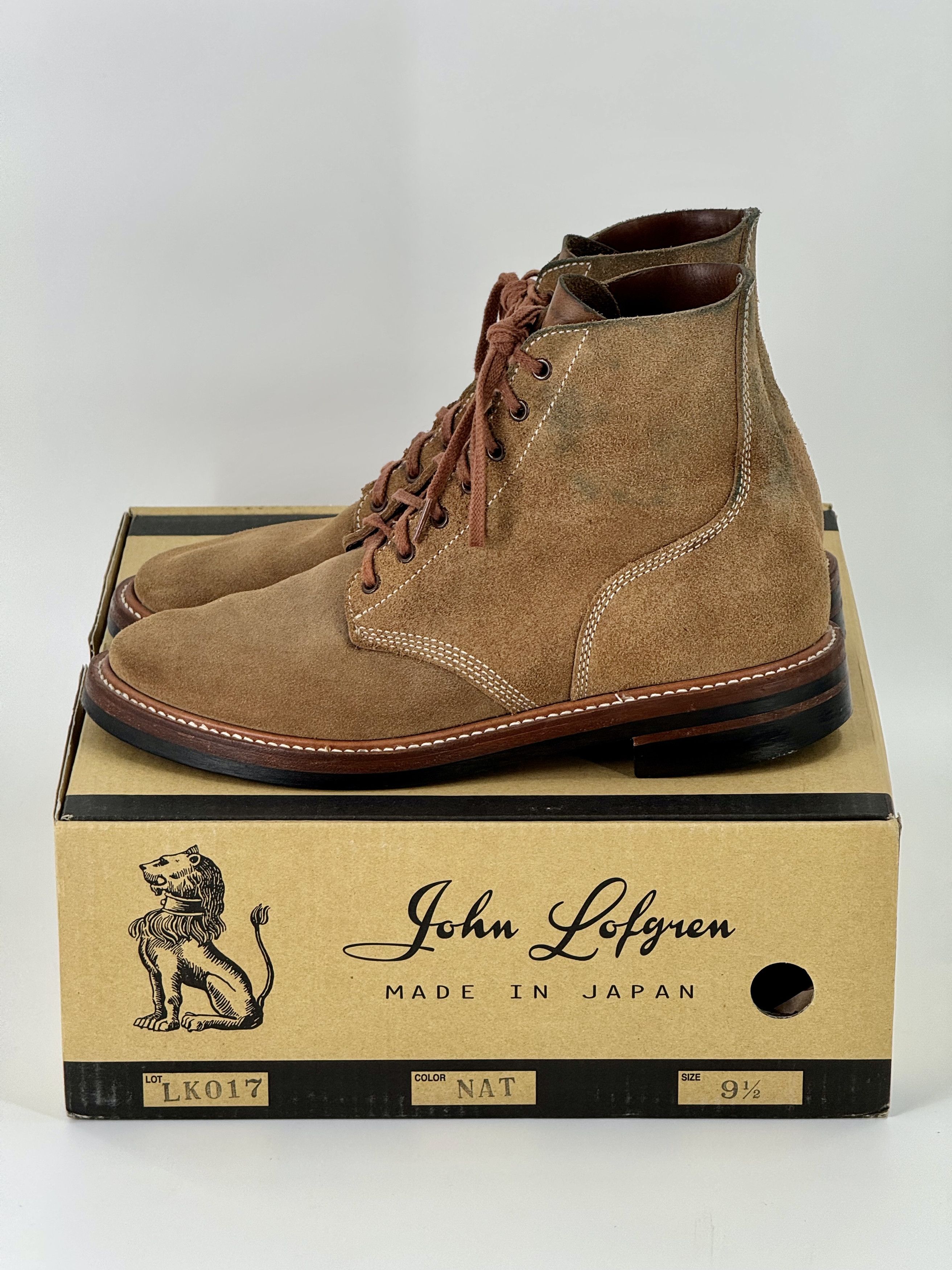 John Lofgren John Lofgren m43 Natural Chromexcel Boondocker Boots 9.5 ...
