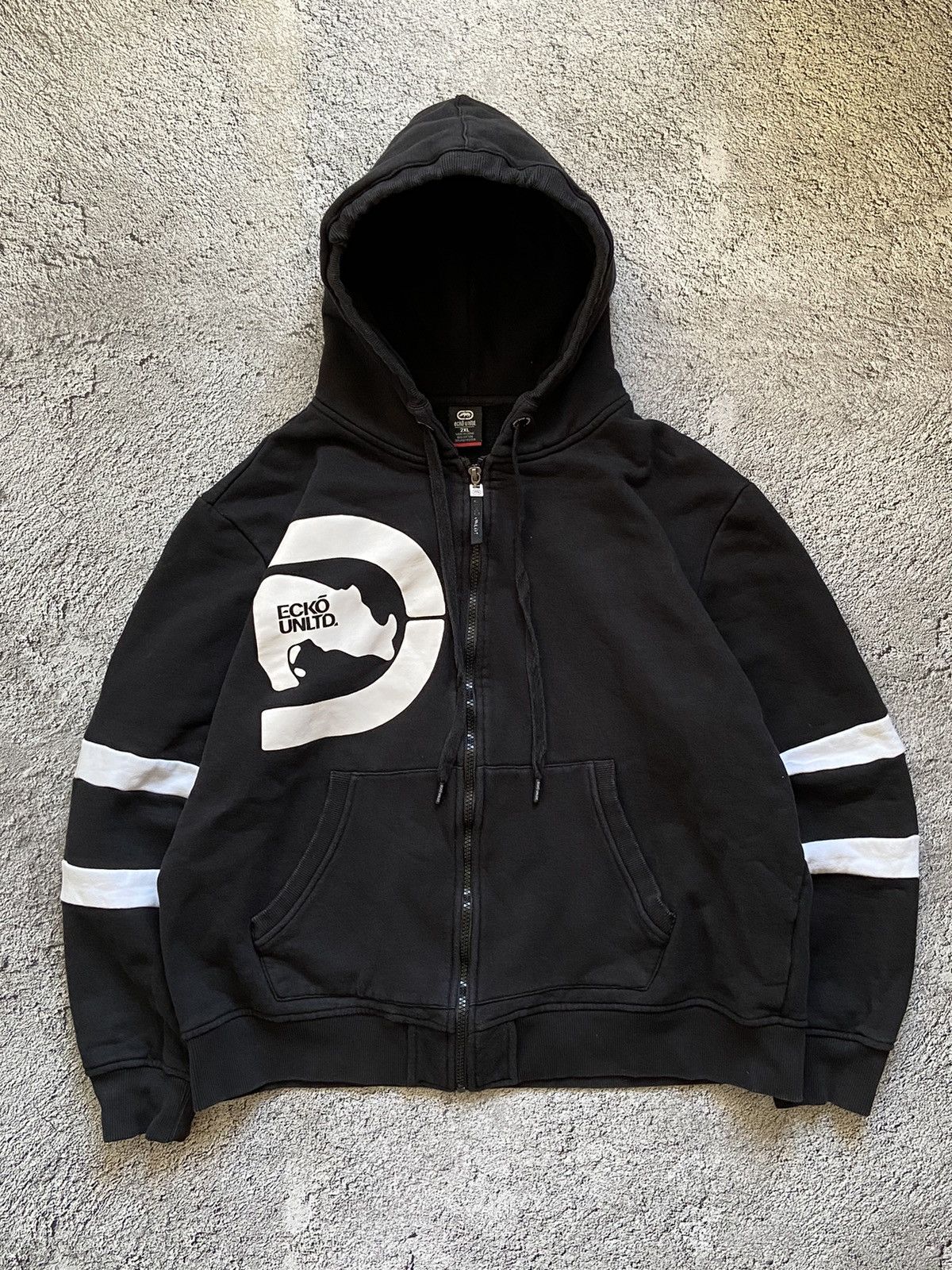 Ecko Unltd. × Streetwear × Vintage Vintage Ecko Unltd Y2K Rap Zip Up ...