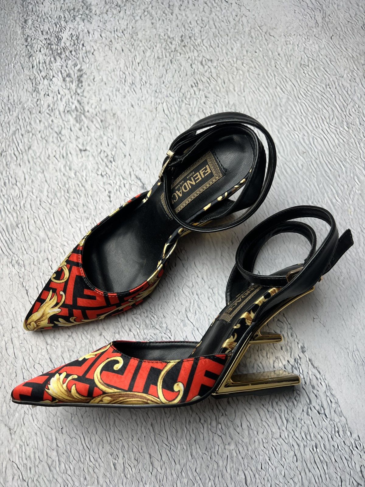 Fendi × Versace Versace Fendi Fendace heels | Grailed