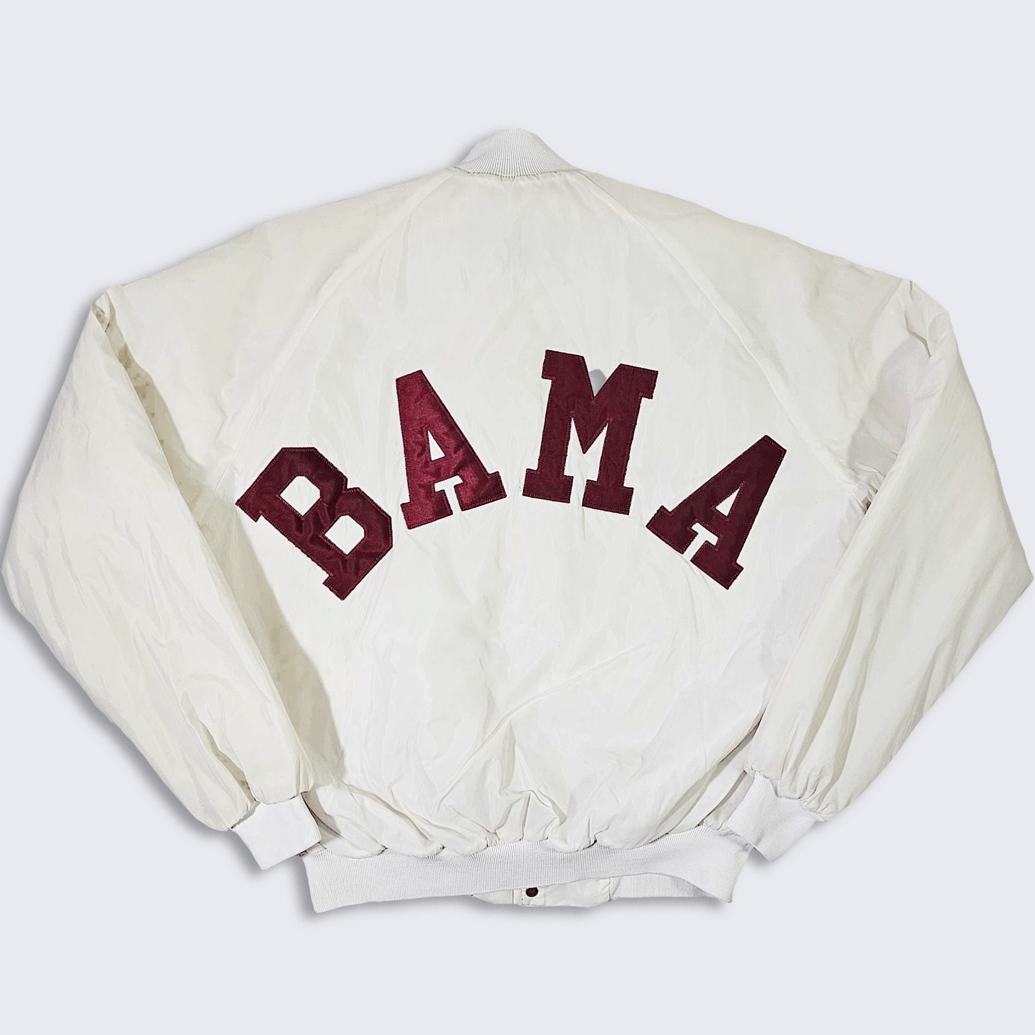 Vintage Alabama Crimson Tide Vintage 80s Chalk Line Bomber Jacket | Grailed