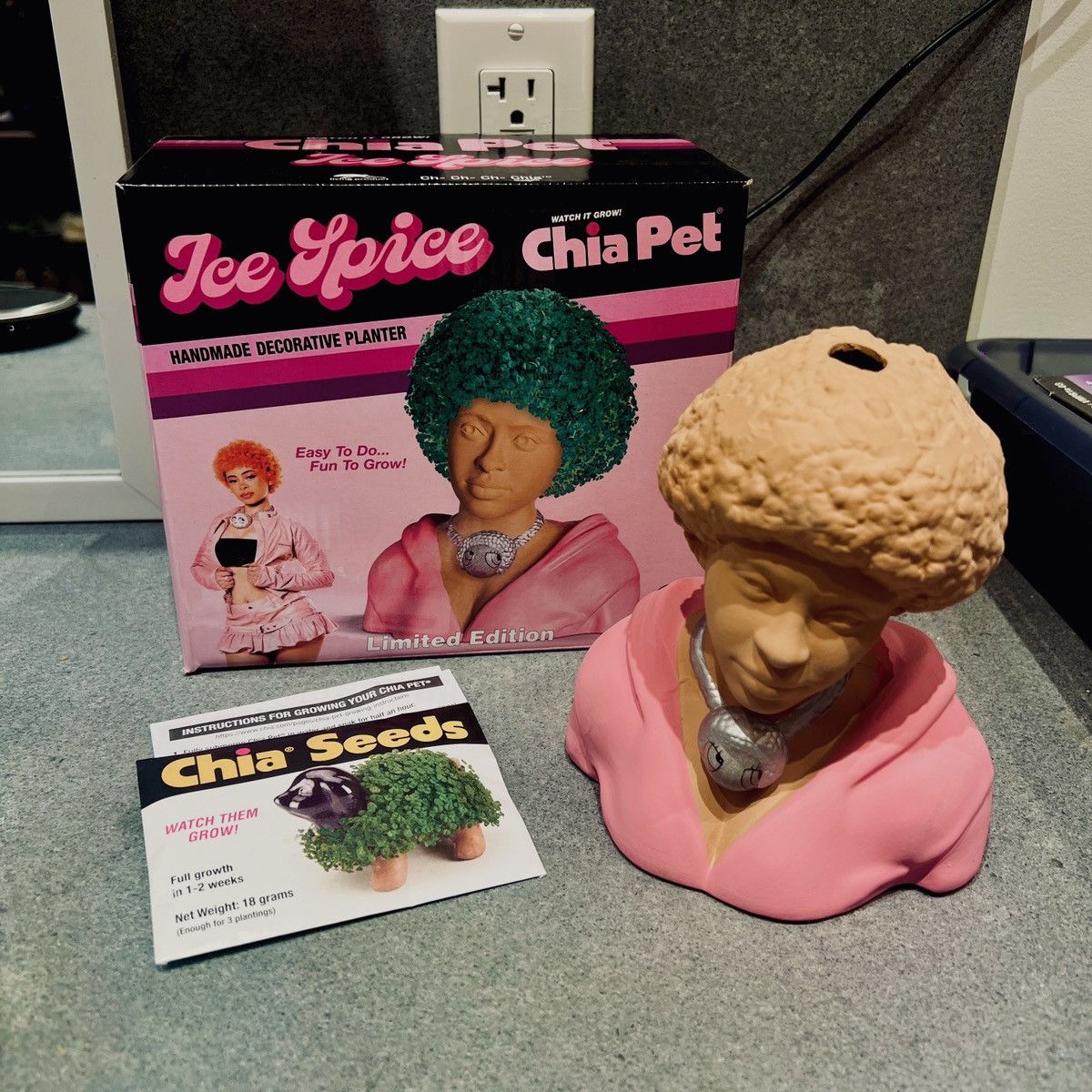 Streetwear Ice Spice Chia Pet (Exclusive Box) | Grailed