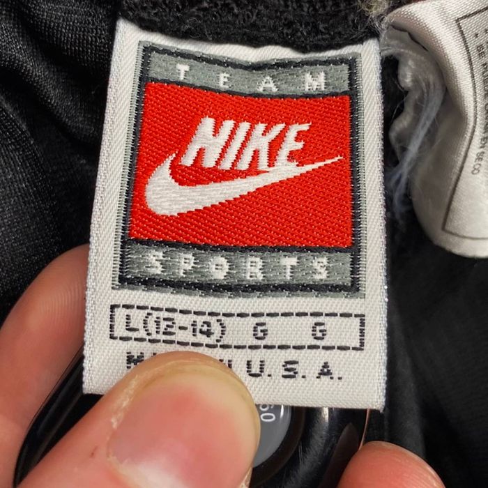 Nike Vintage Black Nike Shorts Team Tag 1990s | Grailed