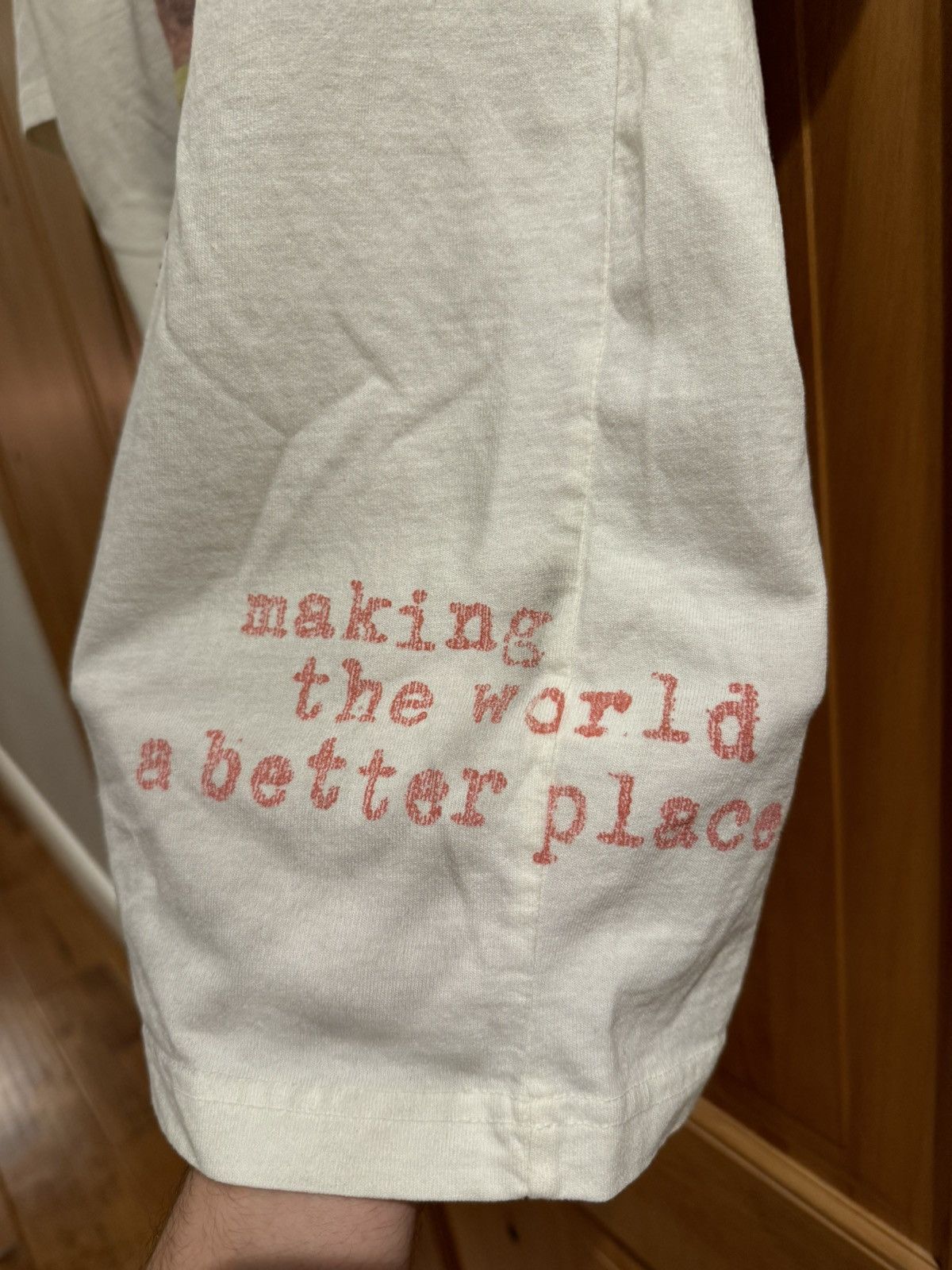 Travis Scott × Wwe Travis Scott WEE Mankind White Tee Complex Con | Grailed