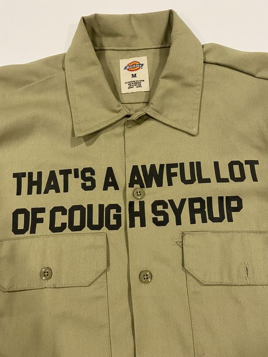 Awful Lot Of Cough Syrup Awful Lot Of Cough Syrup Dickies Button Up Work Shirt Grailed