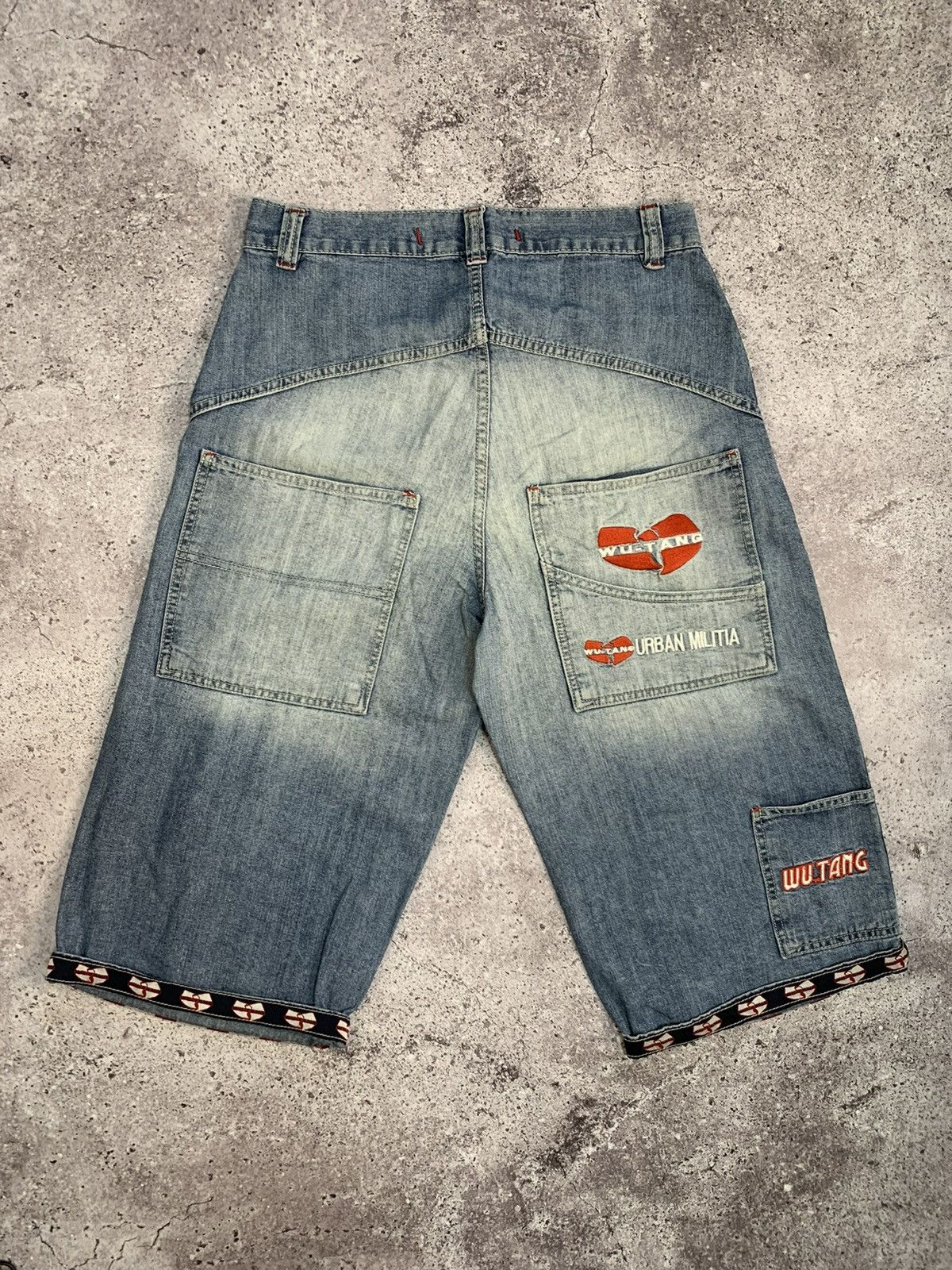 Wu Tang Clan Vintage 90s Wu Wear Jeans Shorts Jorts | Grailed