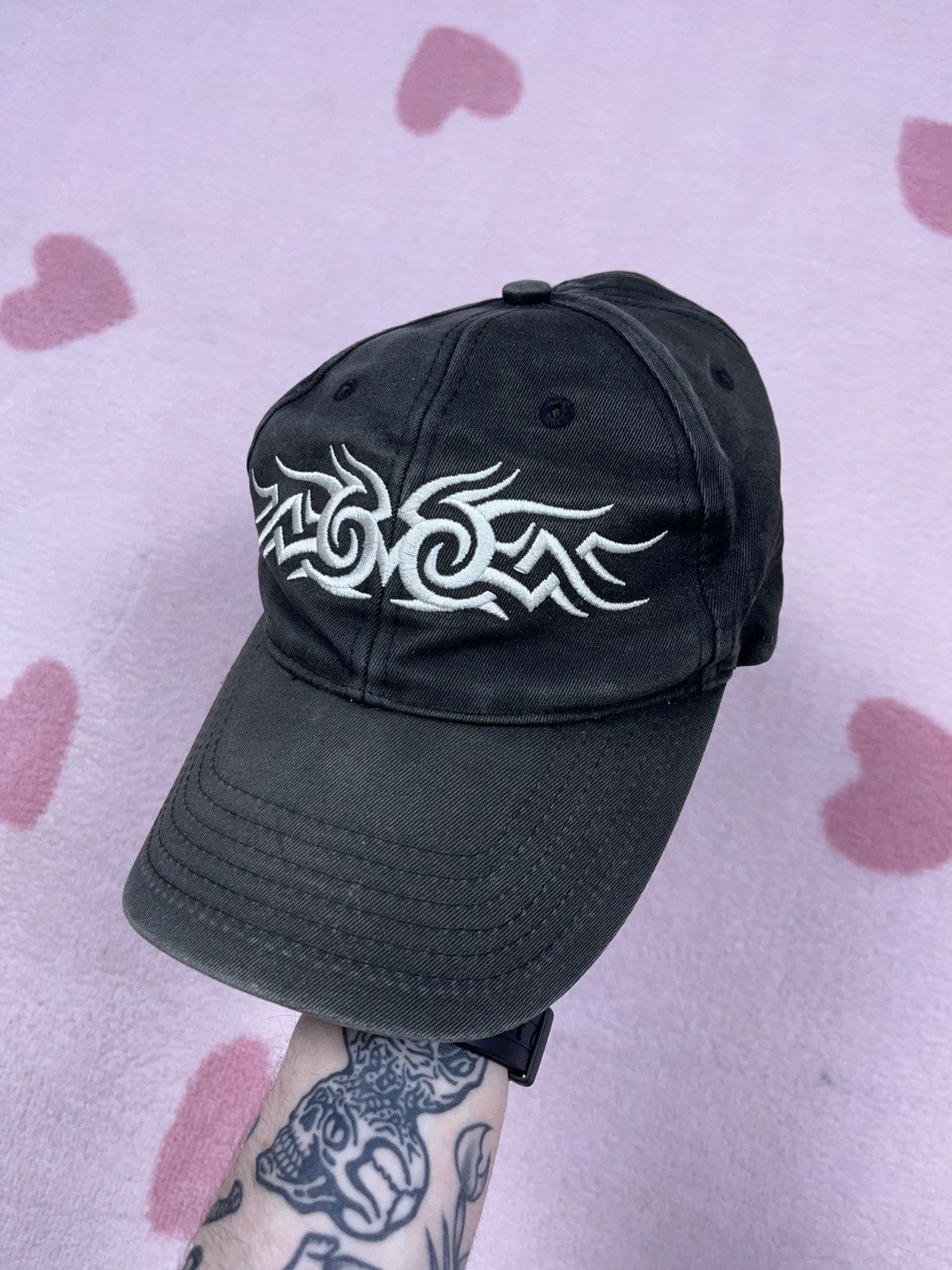 Vintage perfect smoked fade tribal dad cap rave essentials | Grailed
