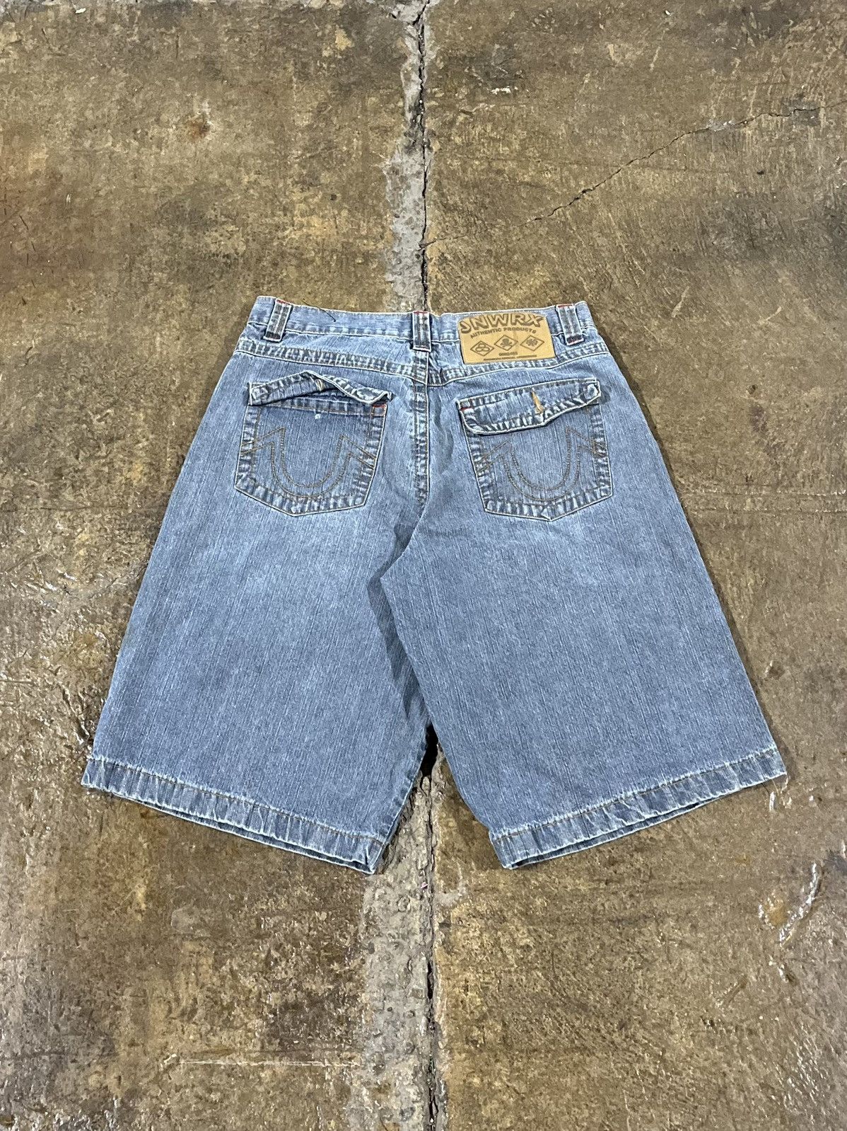 True Religion Crazy Vintage Y2K Baggy Jorts Skater Grunge JNCO Shorts ...