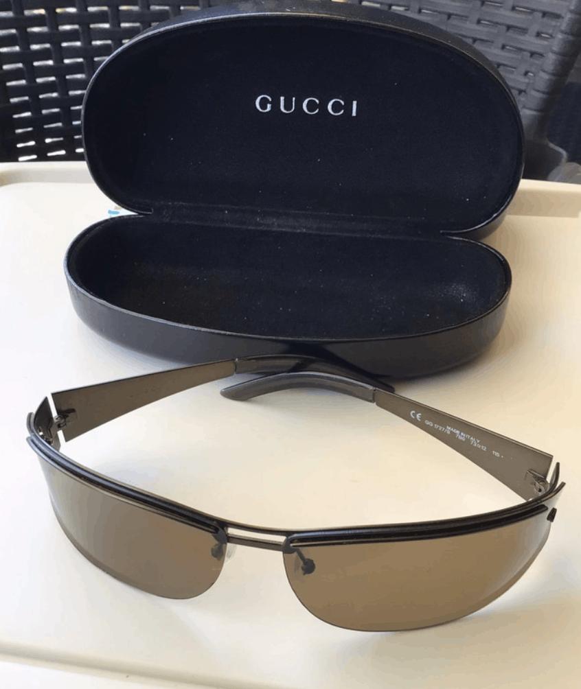 Gucci × Tom Ford × Vintage Gucci Sunglasses GG1727 Mask Logo Shield GG ...