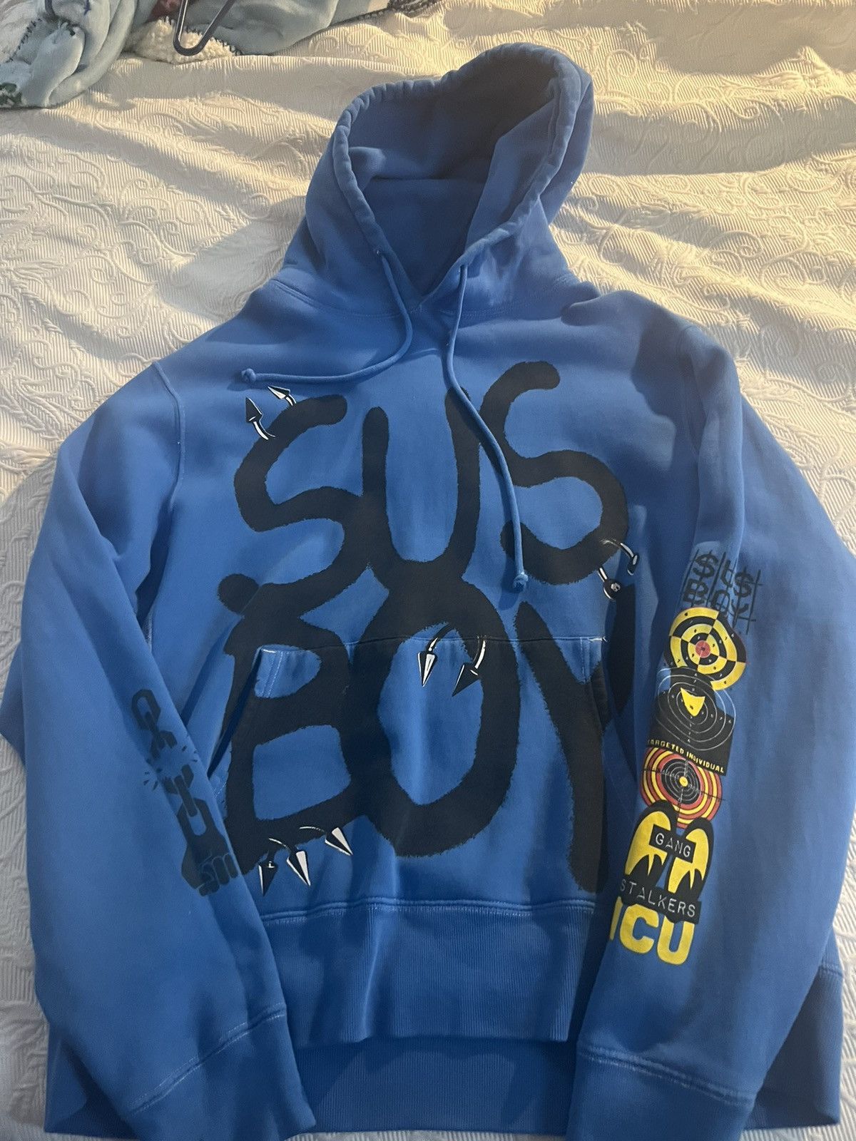 Sus Boy Sus Boy Targeted Individual Hoodie | Grailed