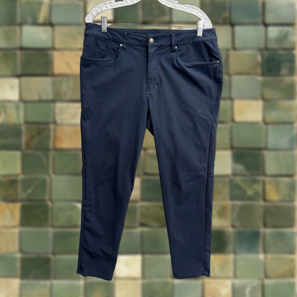 Lululemon Lululemon ABC Commission Warpstreme Pants Mens 34x30 Blue ...