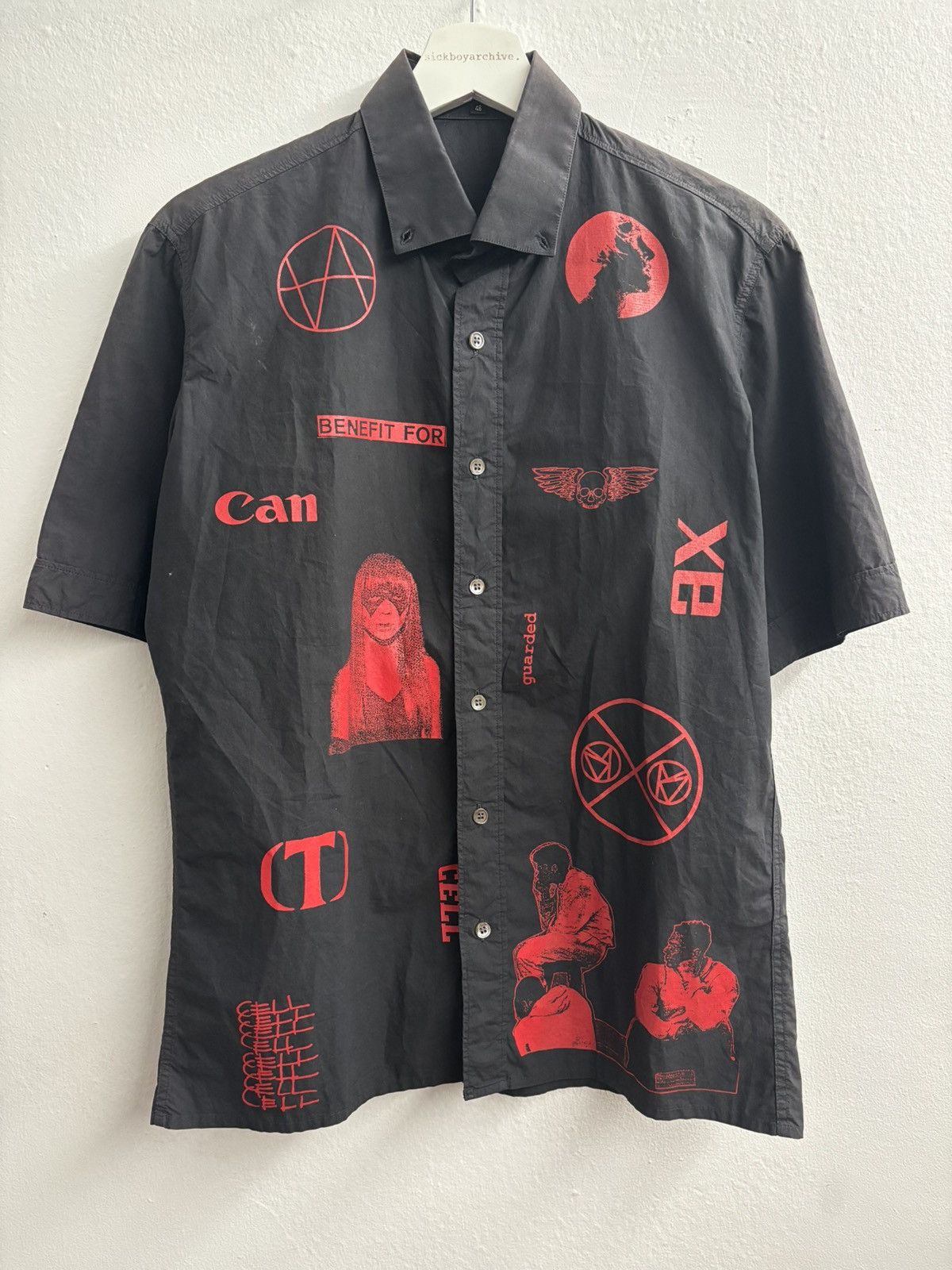 Raf Simons Raf Simons 2003 consumed Cell button up shirt | Grailed