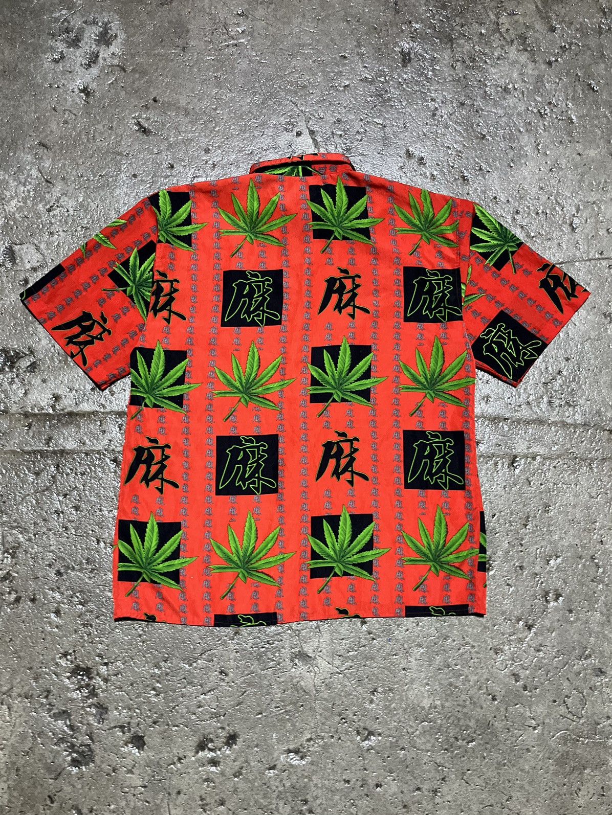 Vintage Crazy Vintage Y2K Weed Button Down Shirt Drug RX JNCO | Grailed