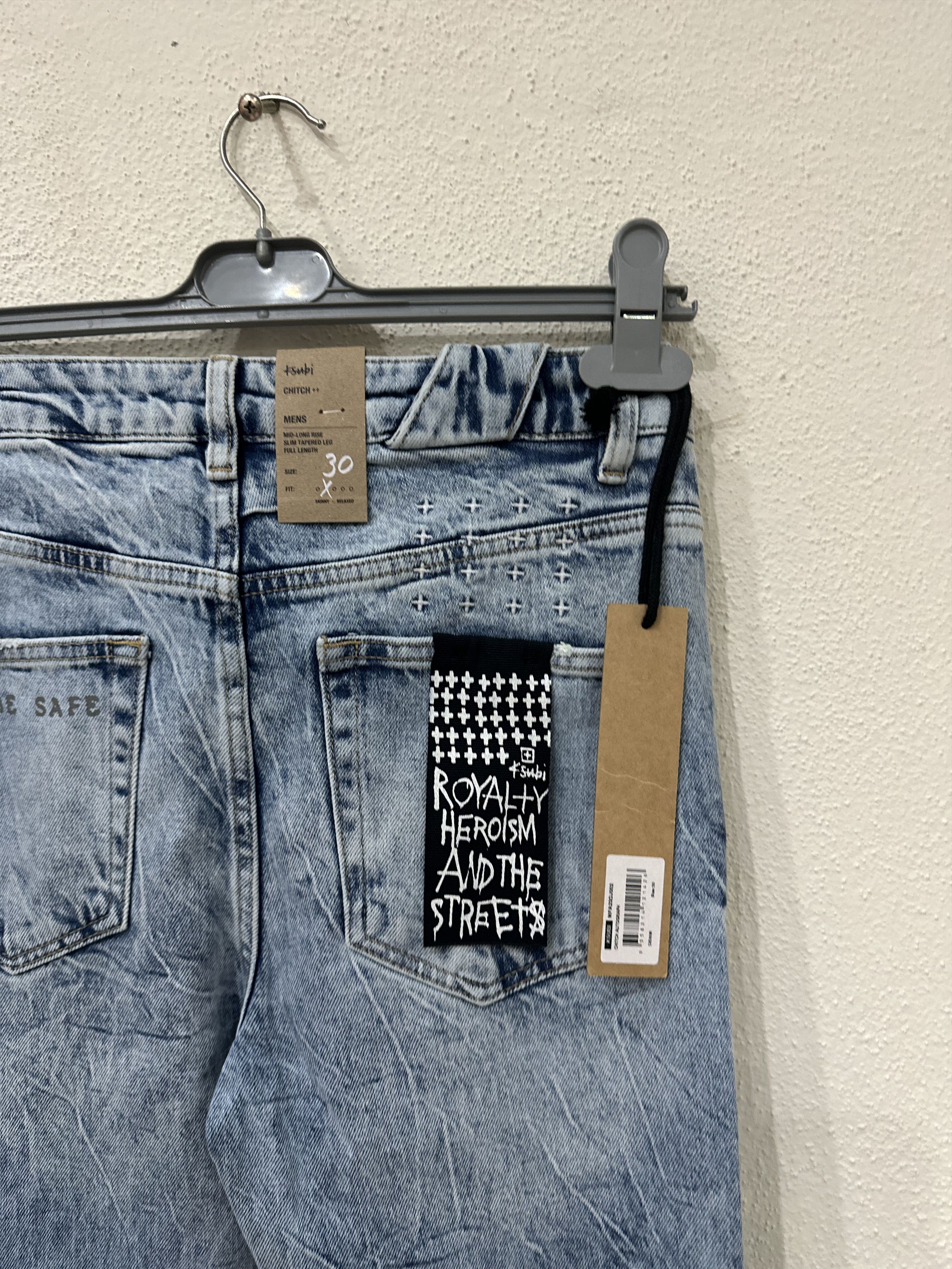 Ksubi Chitch Get Home Safe Size 30 Blue