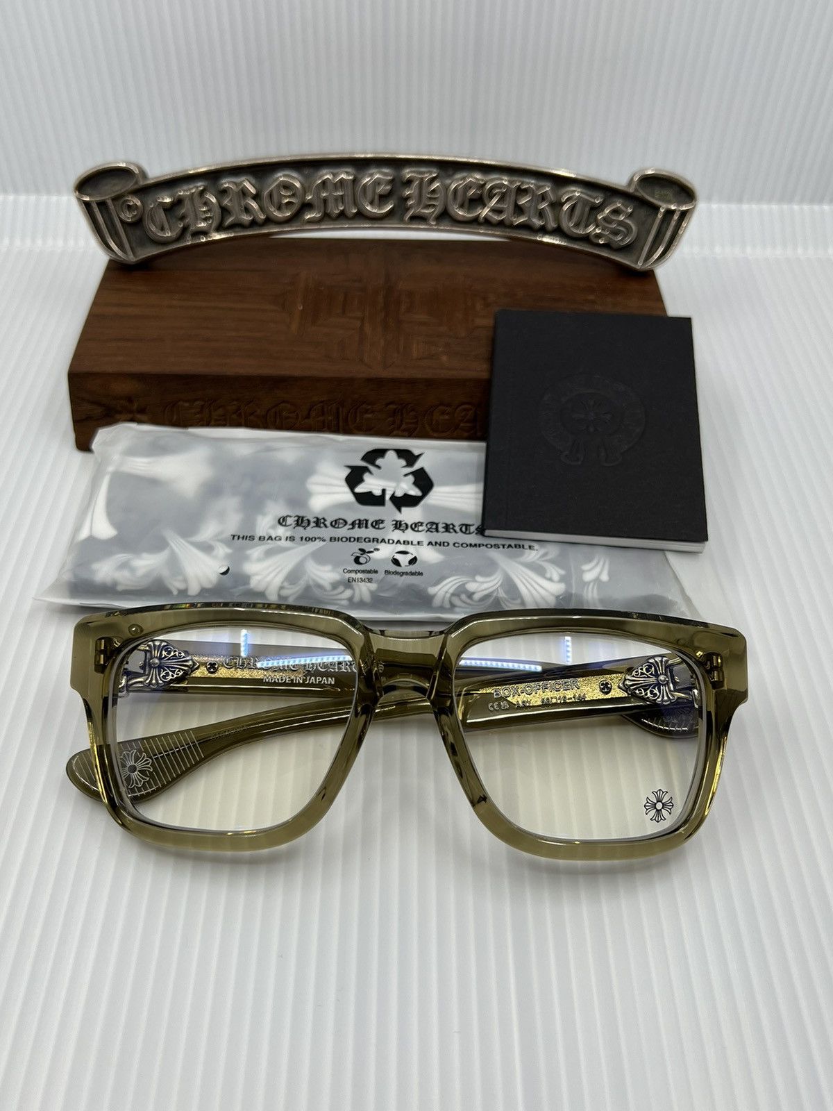 Chrome Hearts Chrome Hearts Box Officer Glasses | Grailed