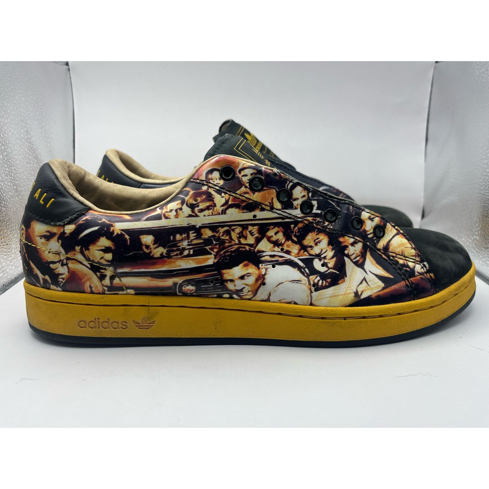 Adidas Adidas Ali Classic 2 Muhammad Ali Values BlackYellow Sneaker ...