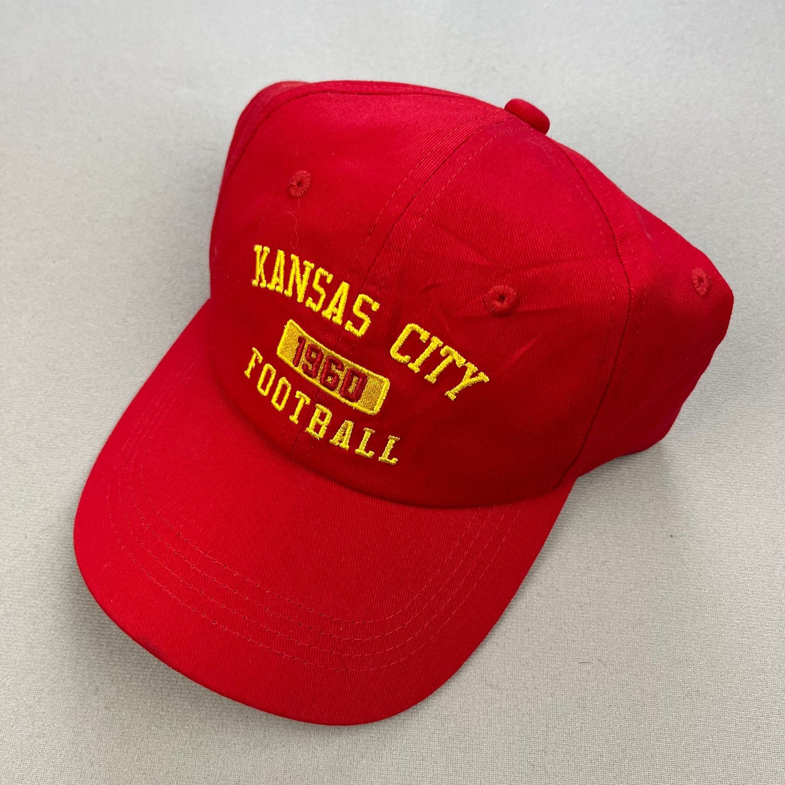 NFL Kansas City Chiefs Hat Cap Red Yellow NFL Football Logo | Grailed