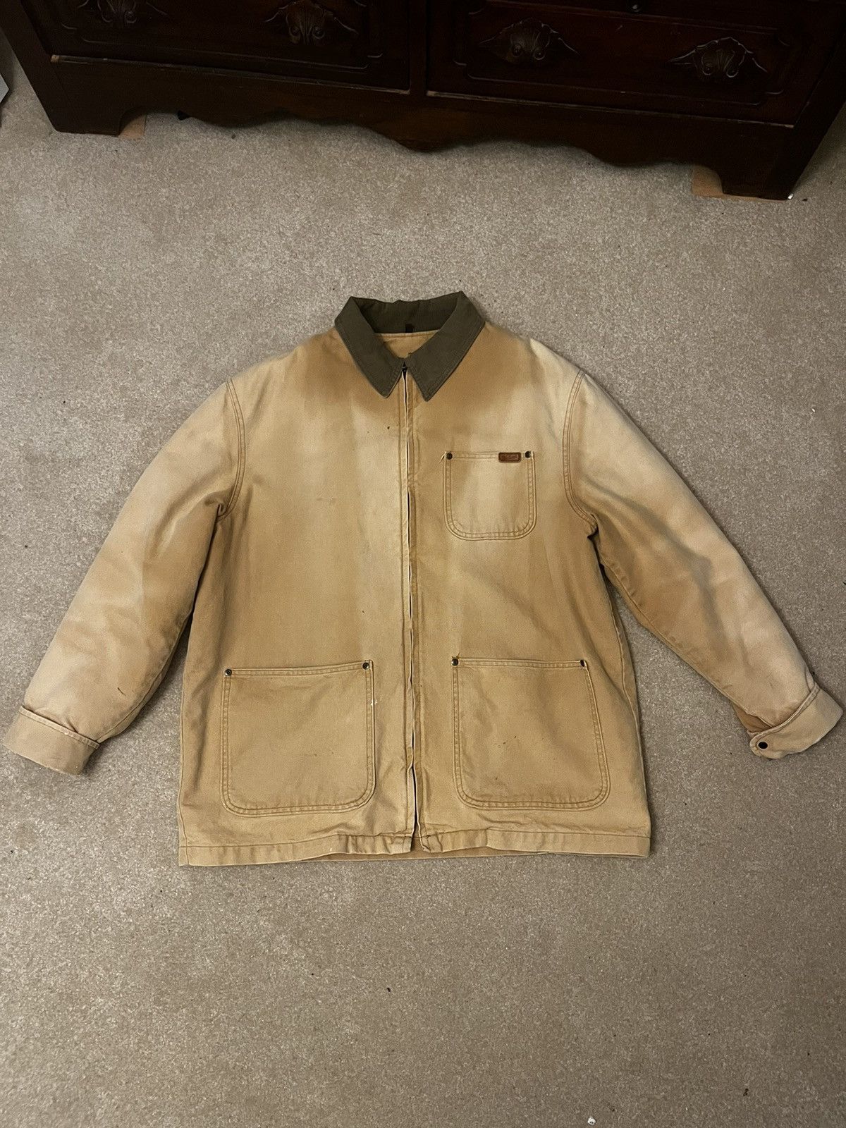 Woolrich Woolen Mills Crazy vintage work jacket | Grailed