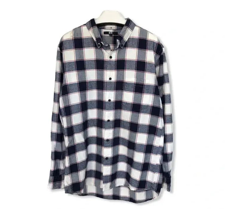 Flannel × Japanese Brand × Streetwear Japanese Brand Uniqlo Plaid ...