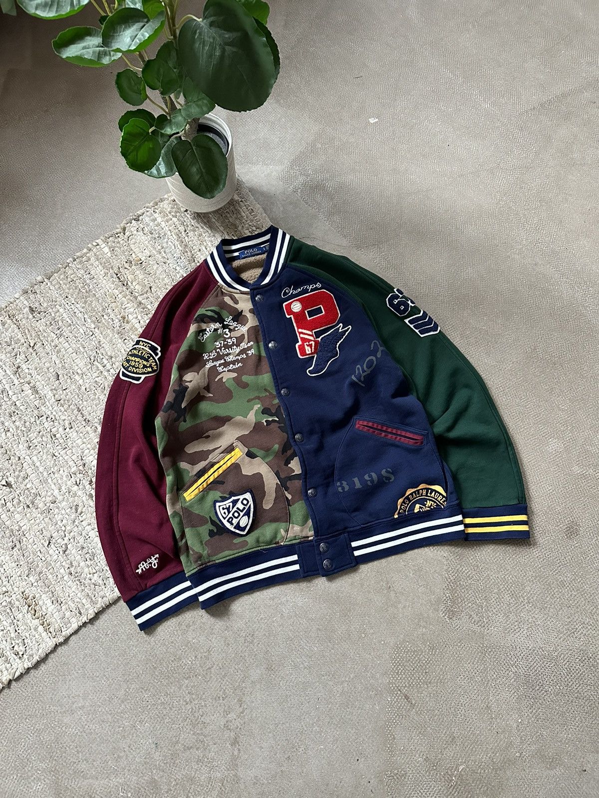 Polo Ralph Lauren × Ralph Lauren Polo Ralph Lauren RL Tigers Letterman ...