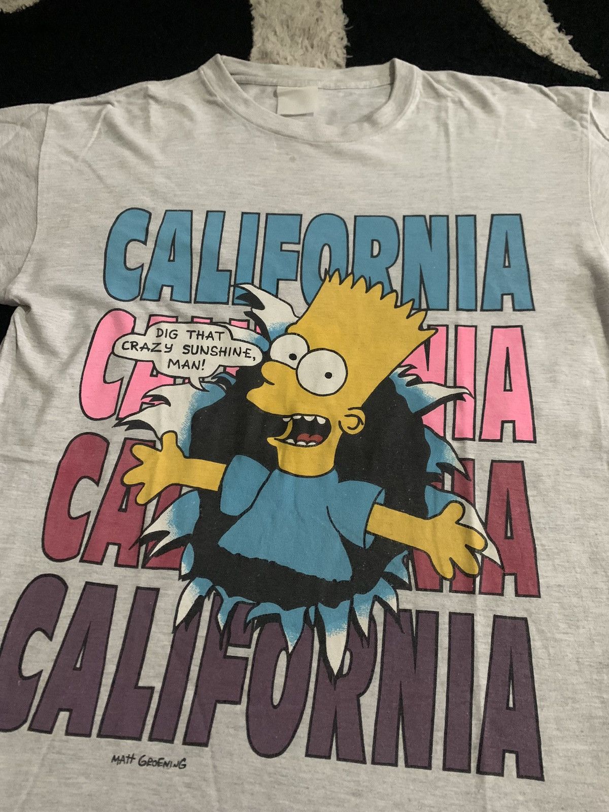 Vintage Vintage 90s Bart Simpsons California Shirt, The Simpsons | Grailed
