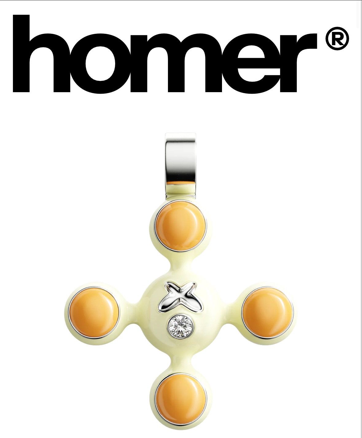 Frank Ocean × Homer Sphere Cross Pendant | Grailed