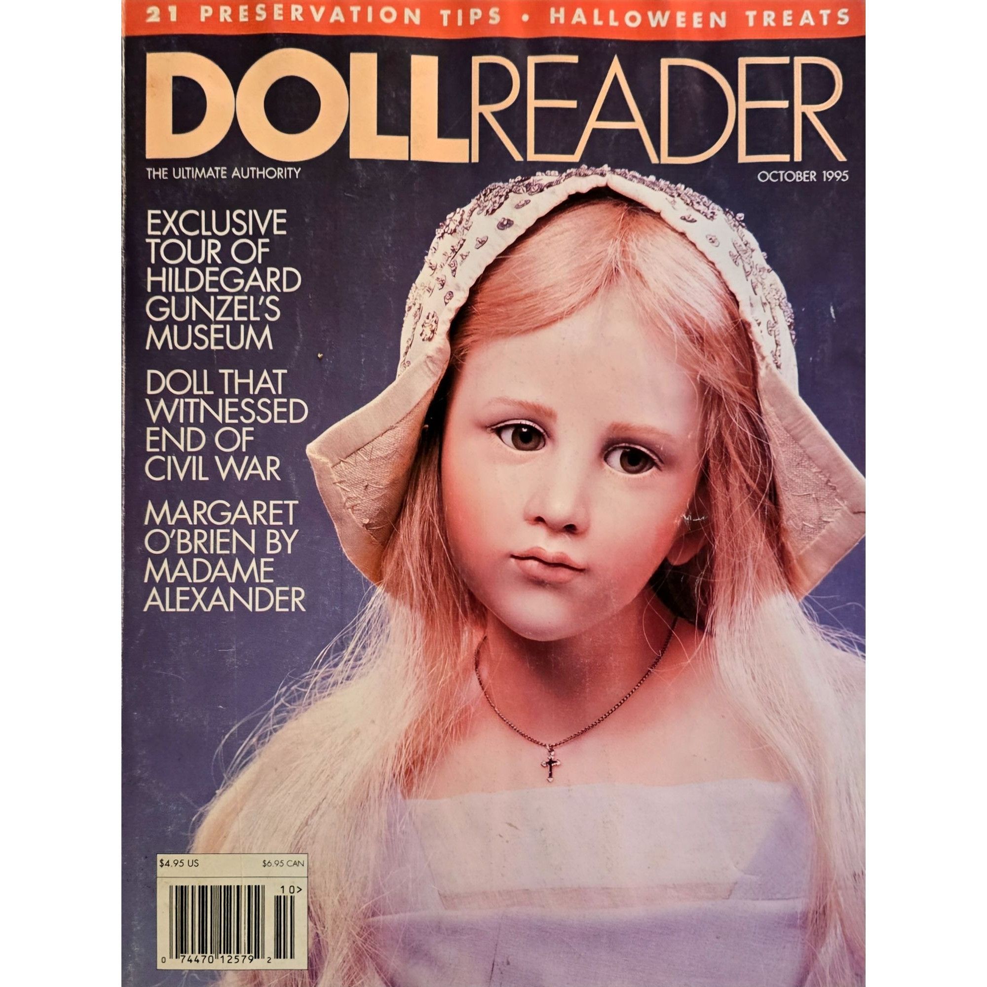 Vintage Doll Reader Magazine October 1995 Doll That Witnessed The En ...