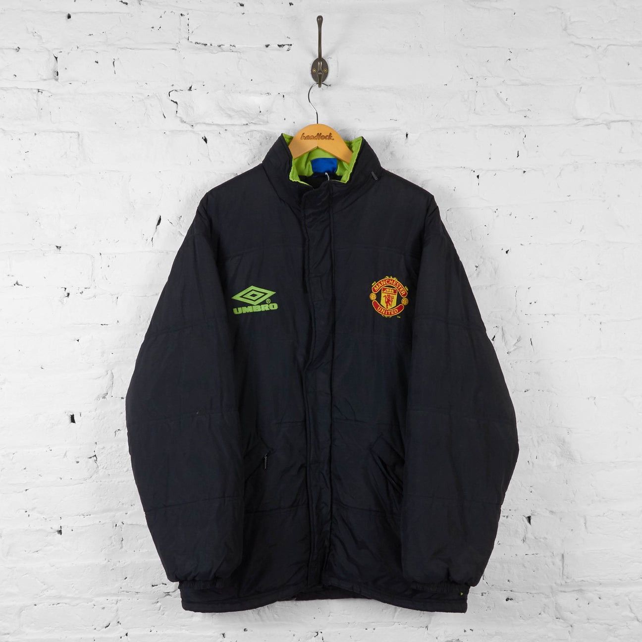 Vintage Vintage 90s Manchester United Umbro training puffer jacket ...