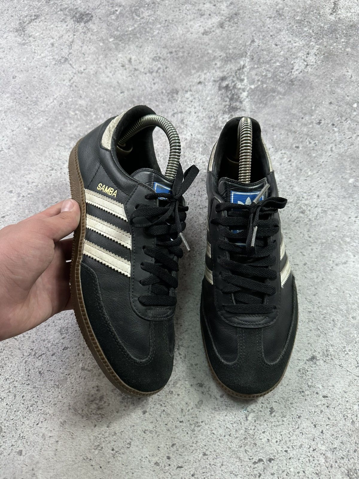 Adidas × Streetwear × Vintage 🔥Vintage Adidas Samba OG Black Leather ...