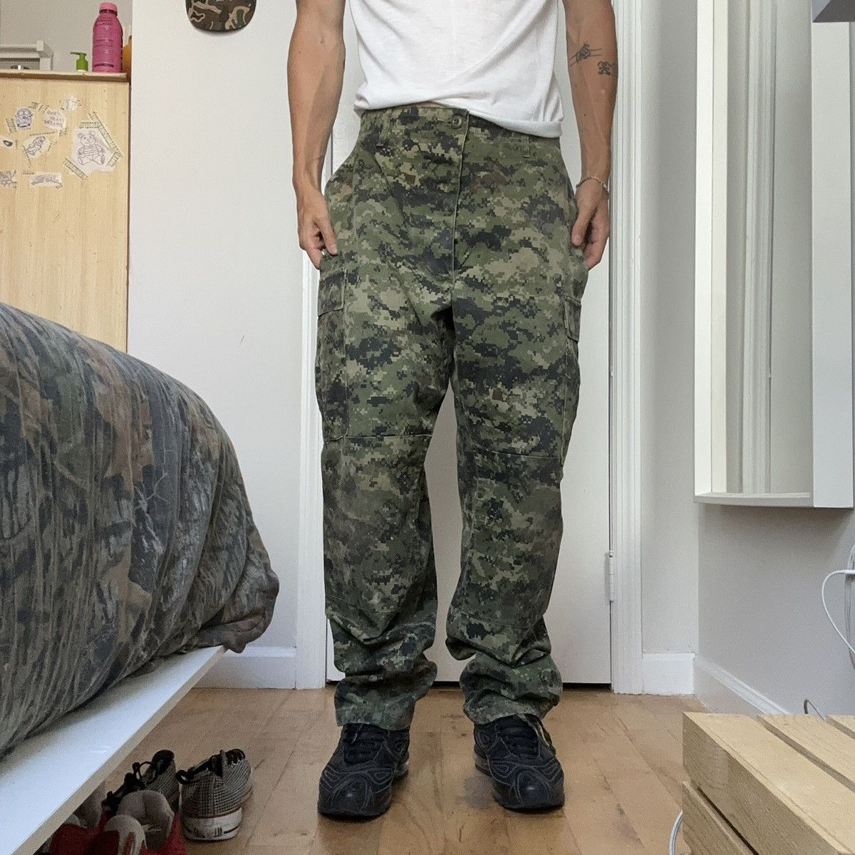 Vintage Vintage Propper Green Digi Camo Utility Military Cargo Pants ...