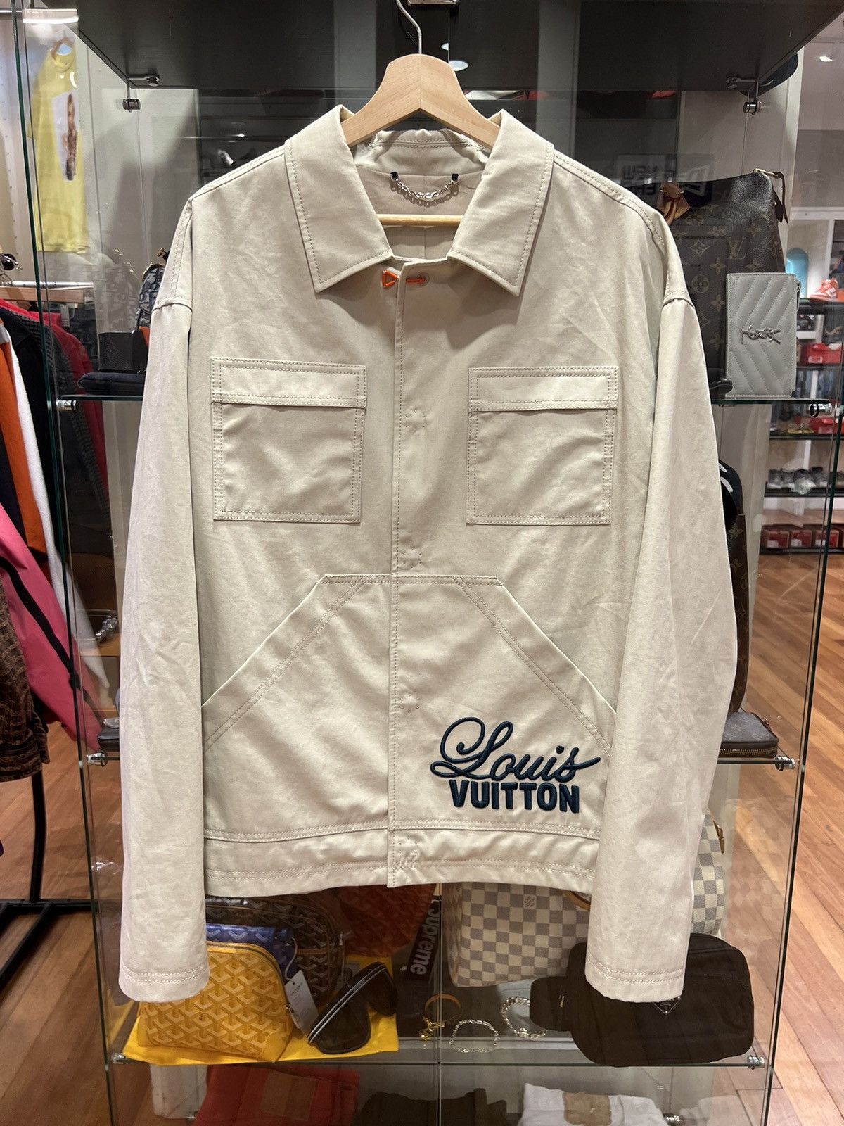 Louis Vuitton Louis Vuitton Chain Stitch Chore Coat Jacket | Grailed