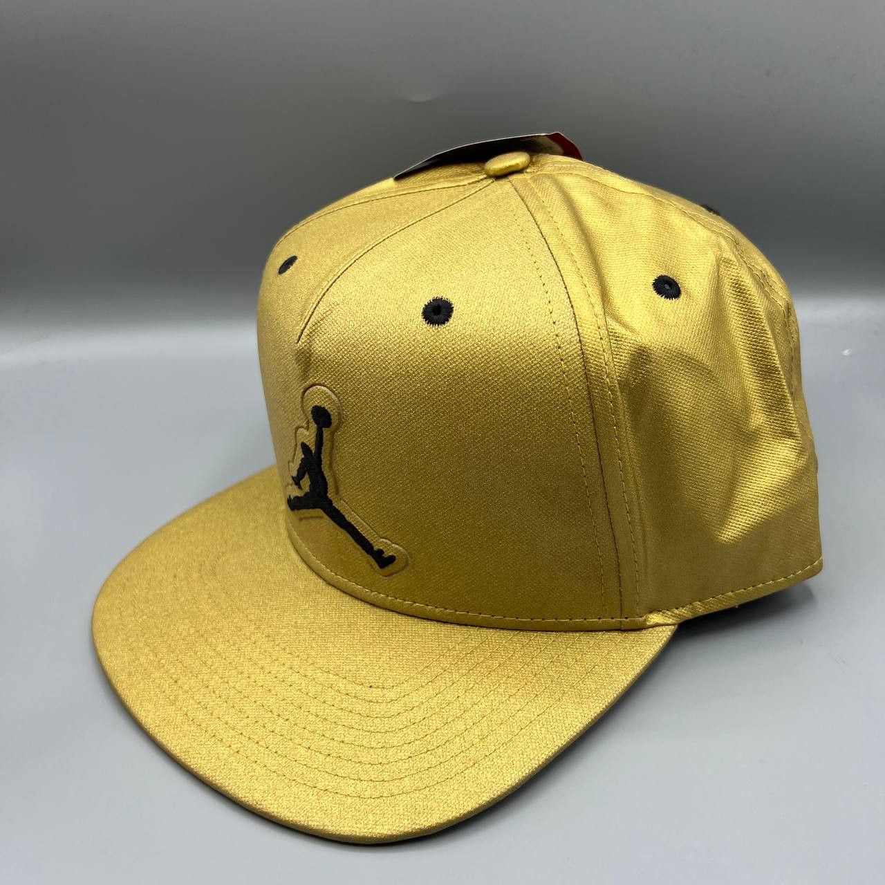 Jordan Brand Air Jordan Hat Men Gold Jumpman Black Logo Snap Back Cap ...